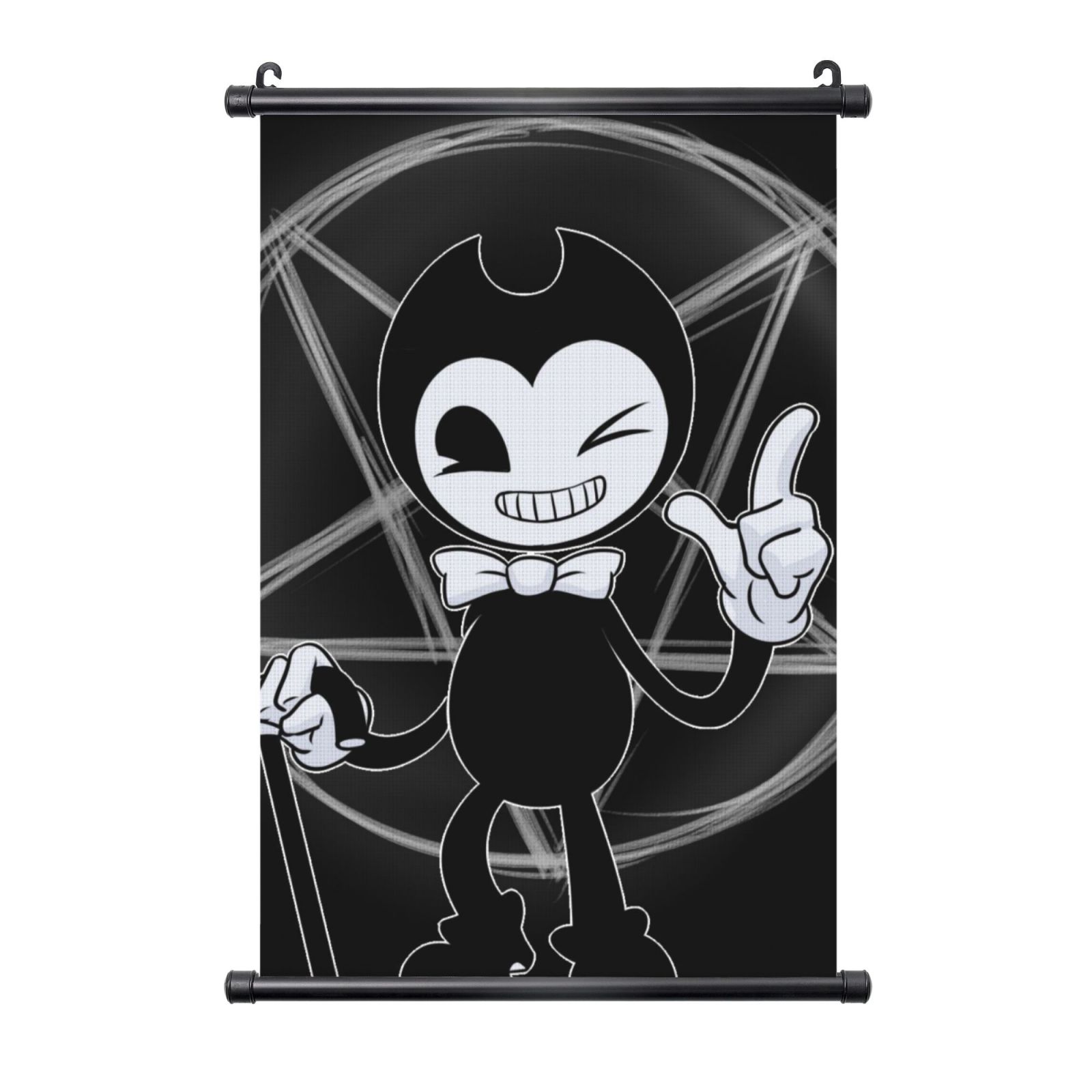 Shaft Hanging Banner Bendy And The Ink Machine Poster Wall Canvas ...