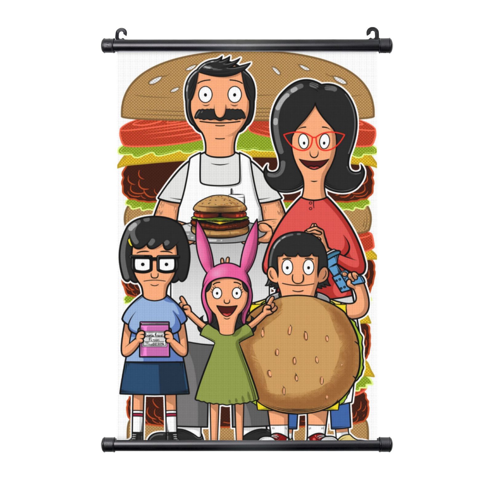 Shaft Hanging Banner Bob's Burgers Poster Wall Canvas Artwork With ...