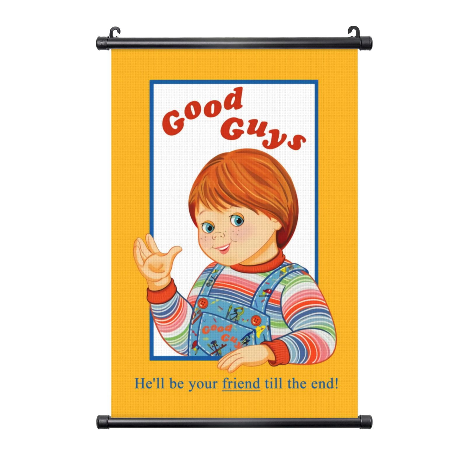 Shaft Hanging Banner Child's Play Chucky Poster Wall Canvas Artwork ...