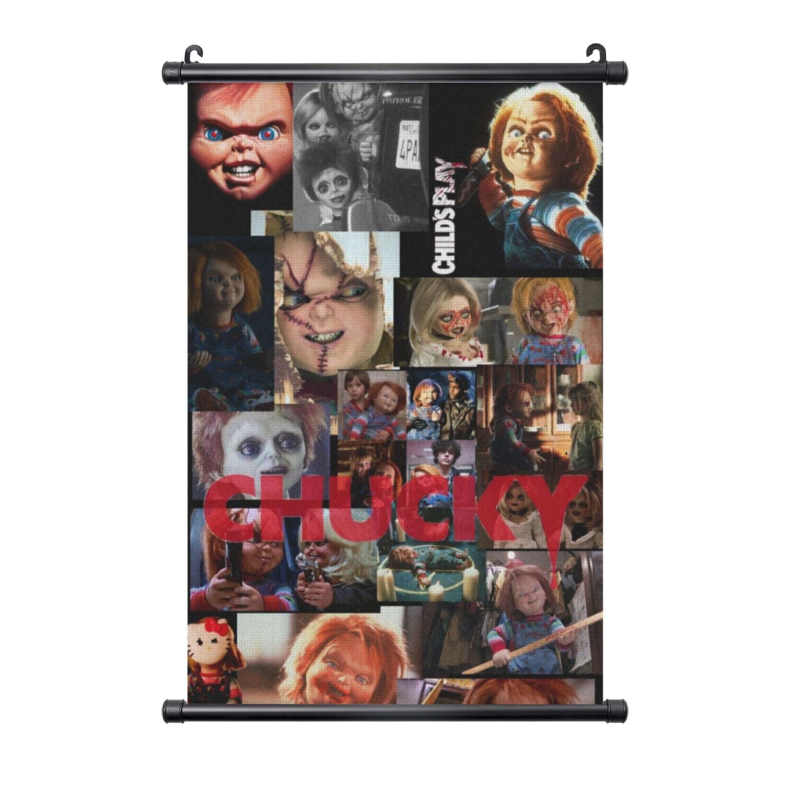 Shaft Hanging Banner Child's Play Chucky Poster Wall Canvas Artwork ...