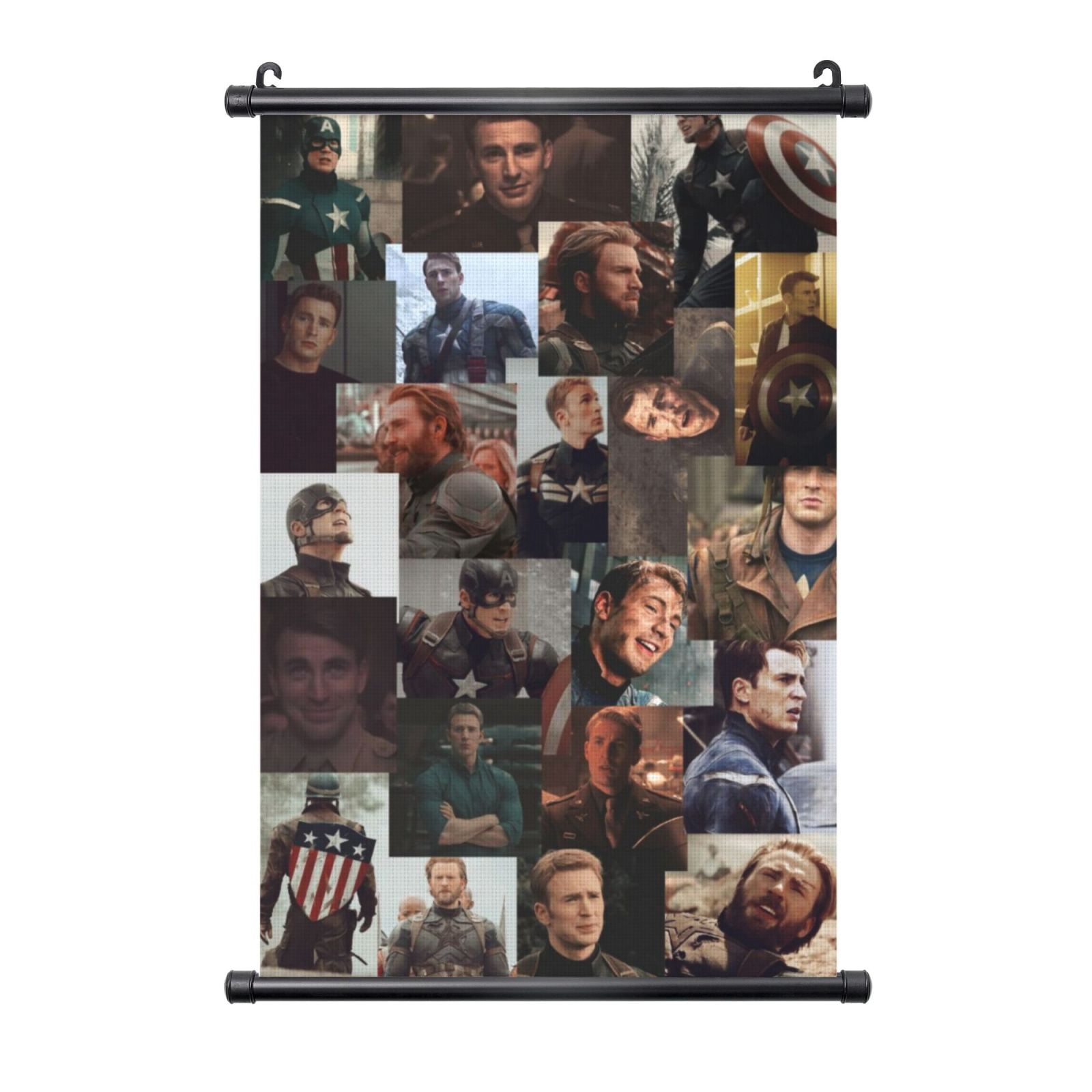 Shaft Hanging Banner Chris Evans Poster Wall Canvas Artwork With Black ...