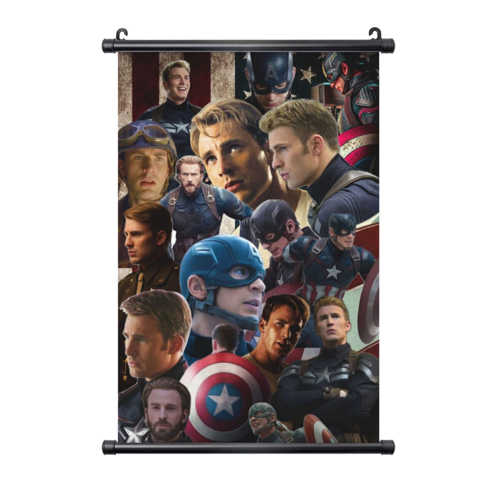Shaft Hanging Banner Chris Evans Poster Wall Canvas Artwork With Black ...