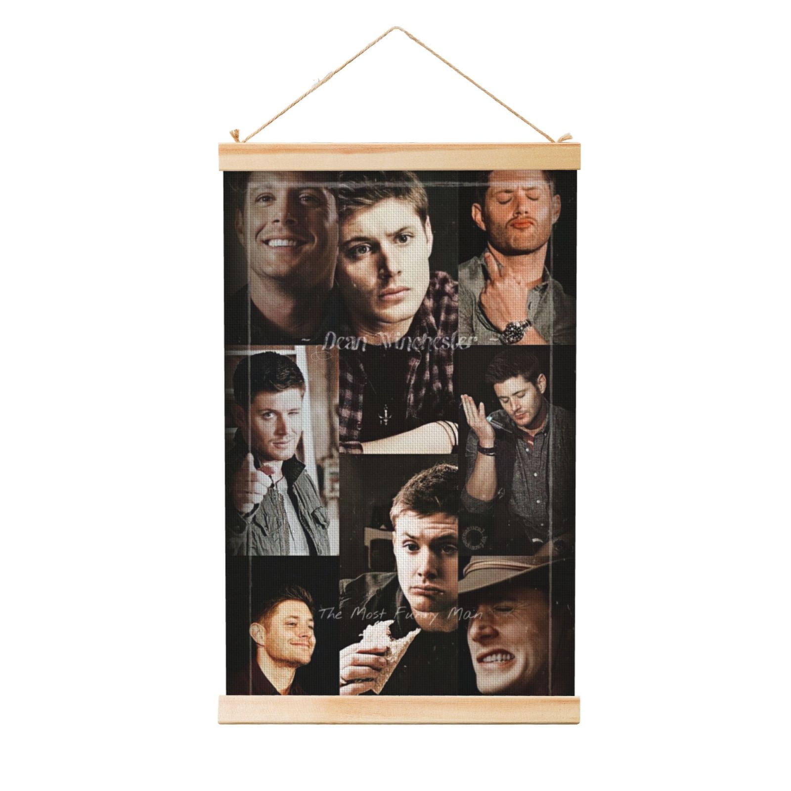 Shaft Hanging Banner Dean Winchester Jensen Ackles Poster Wall Canvas ...