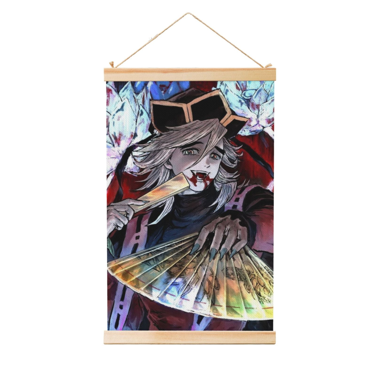 Shaft Hanging Banner Demon Slayer Douma Poster Wall Canvas Artwork With ...
