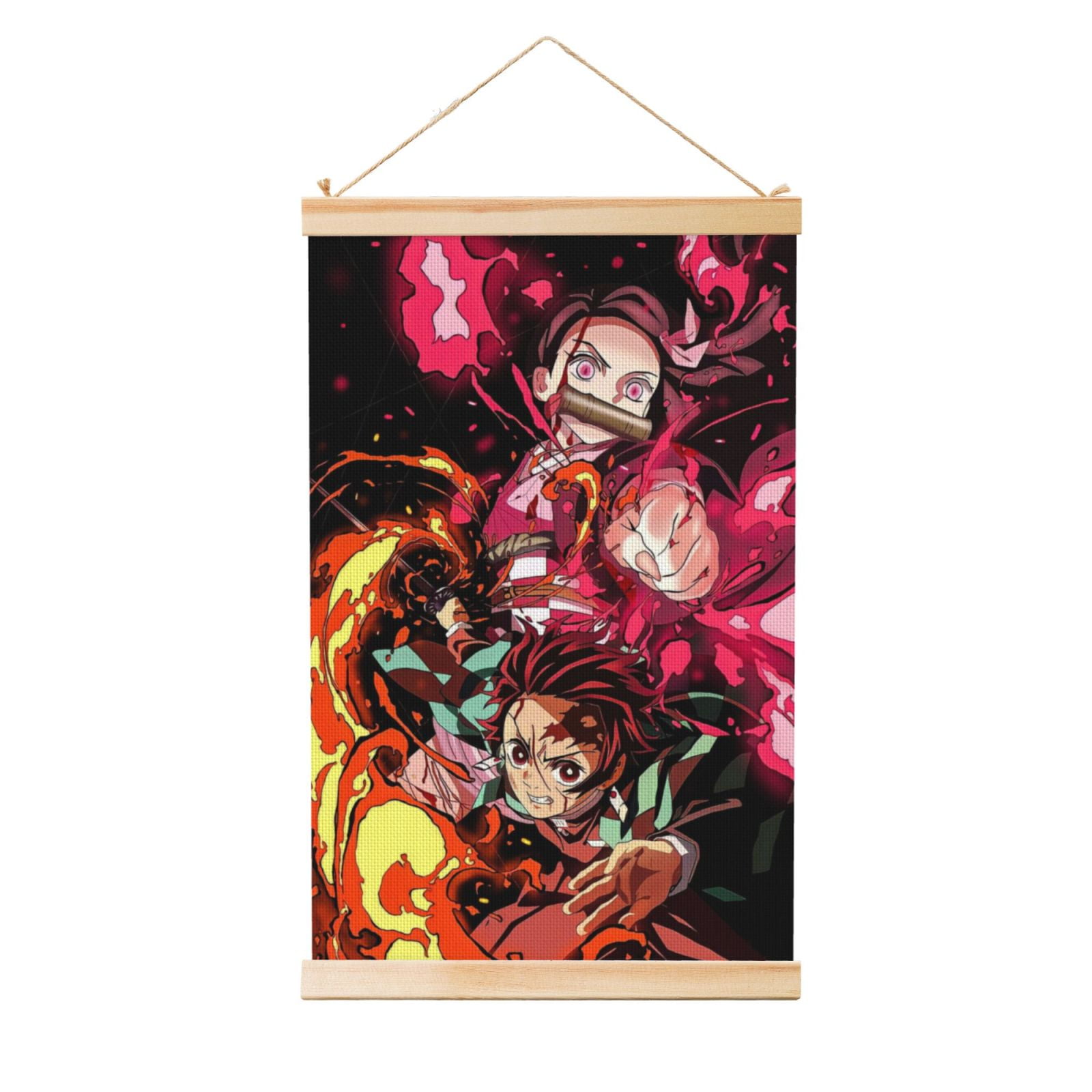Shaft Hanging Banner Demon Slayer Kamado Nezuko Poster Wall Canvas ...