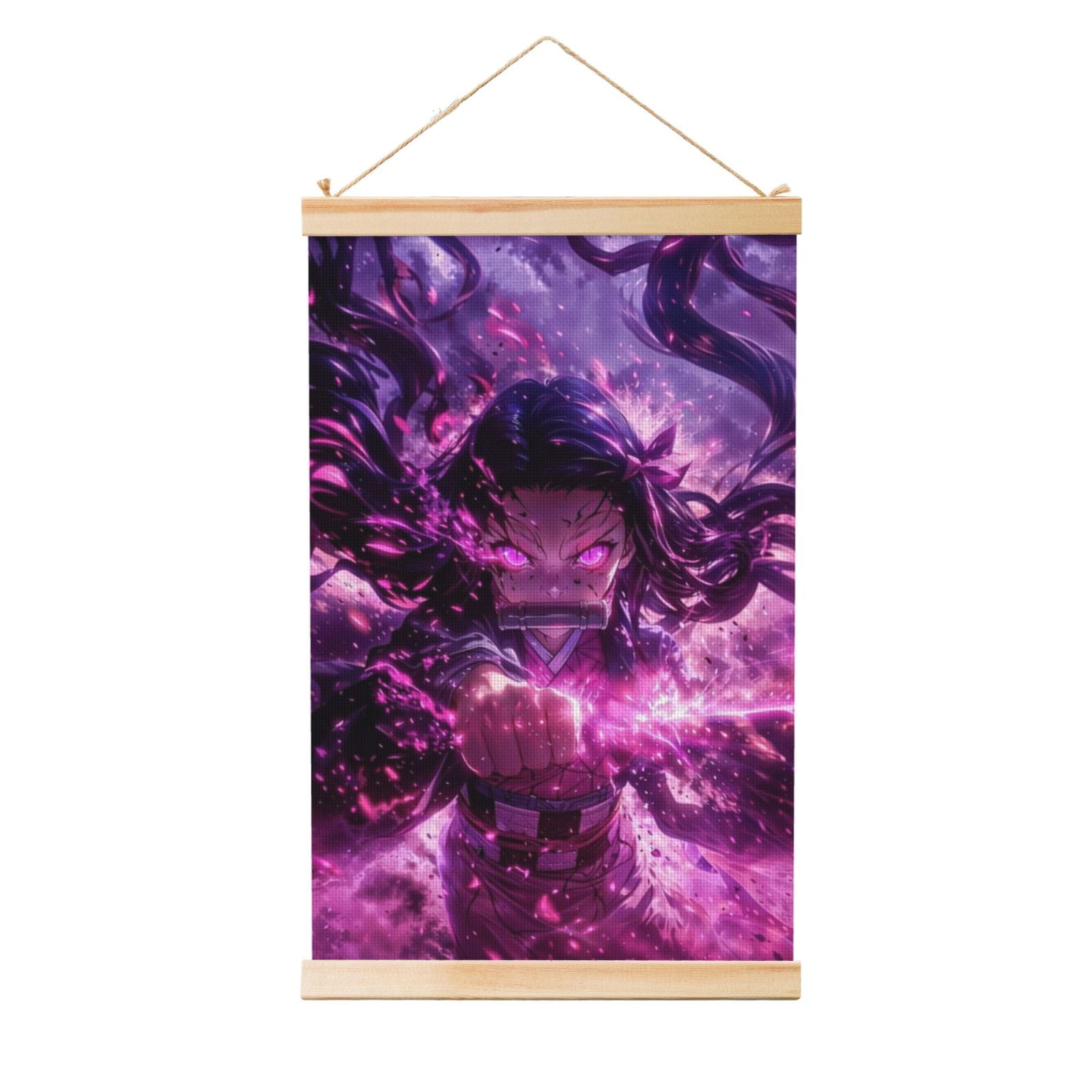 Shaft Hanging Banner Demon Slayer Kamado Nezuko Poster Wall Canvas ...