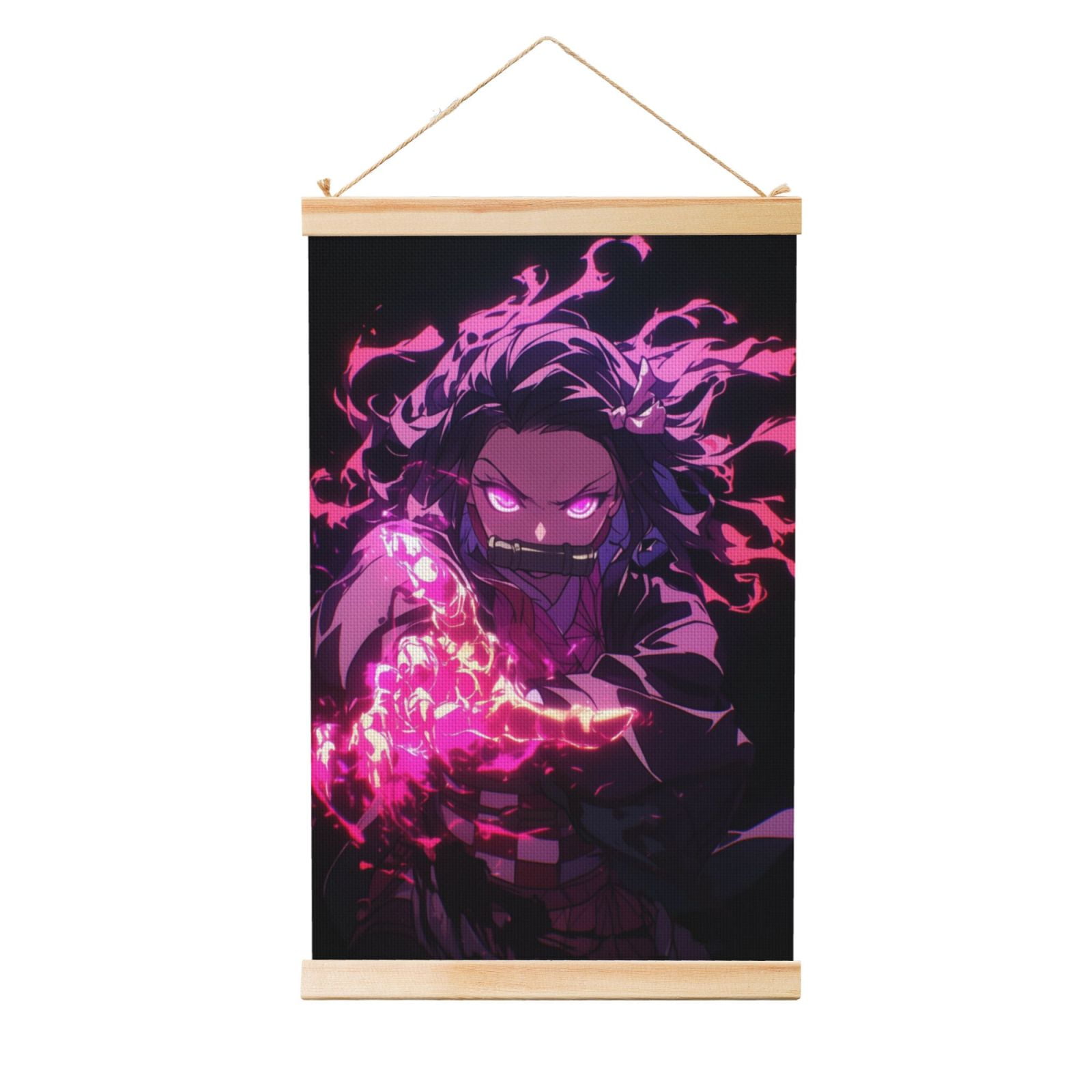 Shaft Hanging Banner Demon Slayer Kamado Nezuko Poster Wall Canvas ...