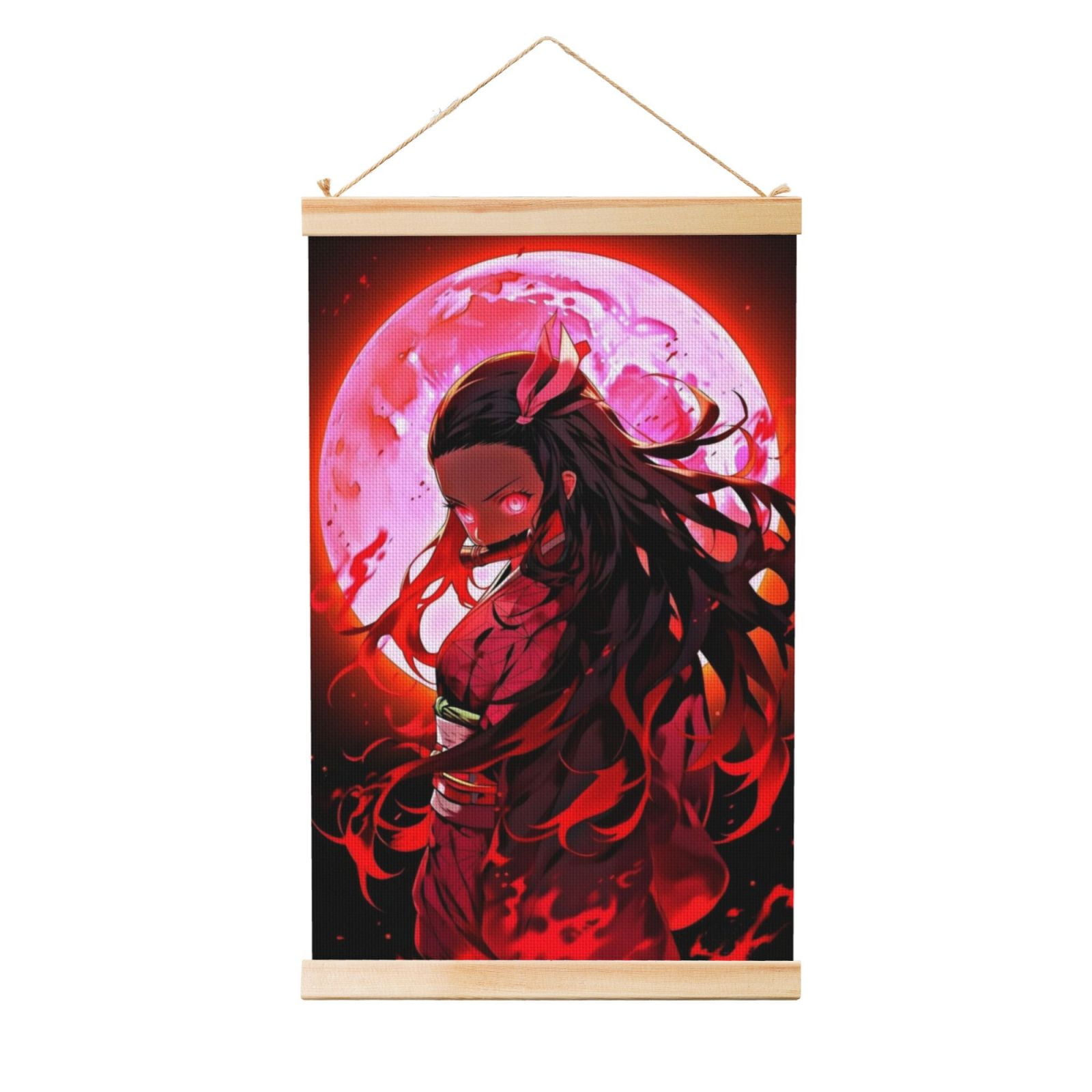 Shaft Hanging Banner Demon Slayer Kamado Nezuko Poster Wall Canvas ...