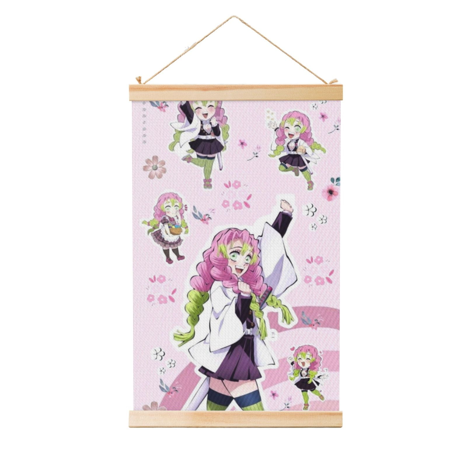 Shaft Hanging Banner Demon Slayer Kanroji Mitsuri Poster Wall Canvas ...