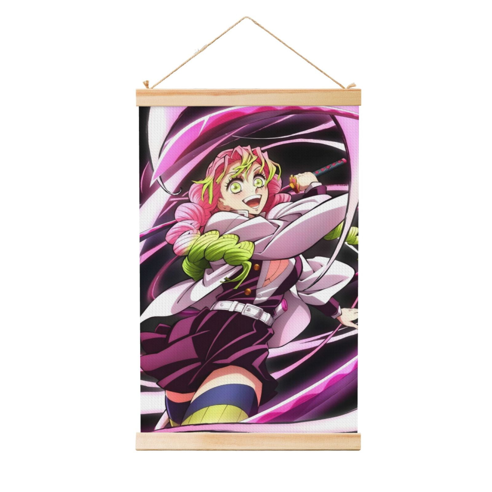 Shaft Hanging Banner Demon Slayer Kanroji Mitsuri Poster Wall Canvas ...