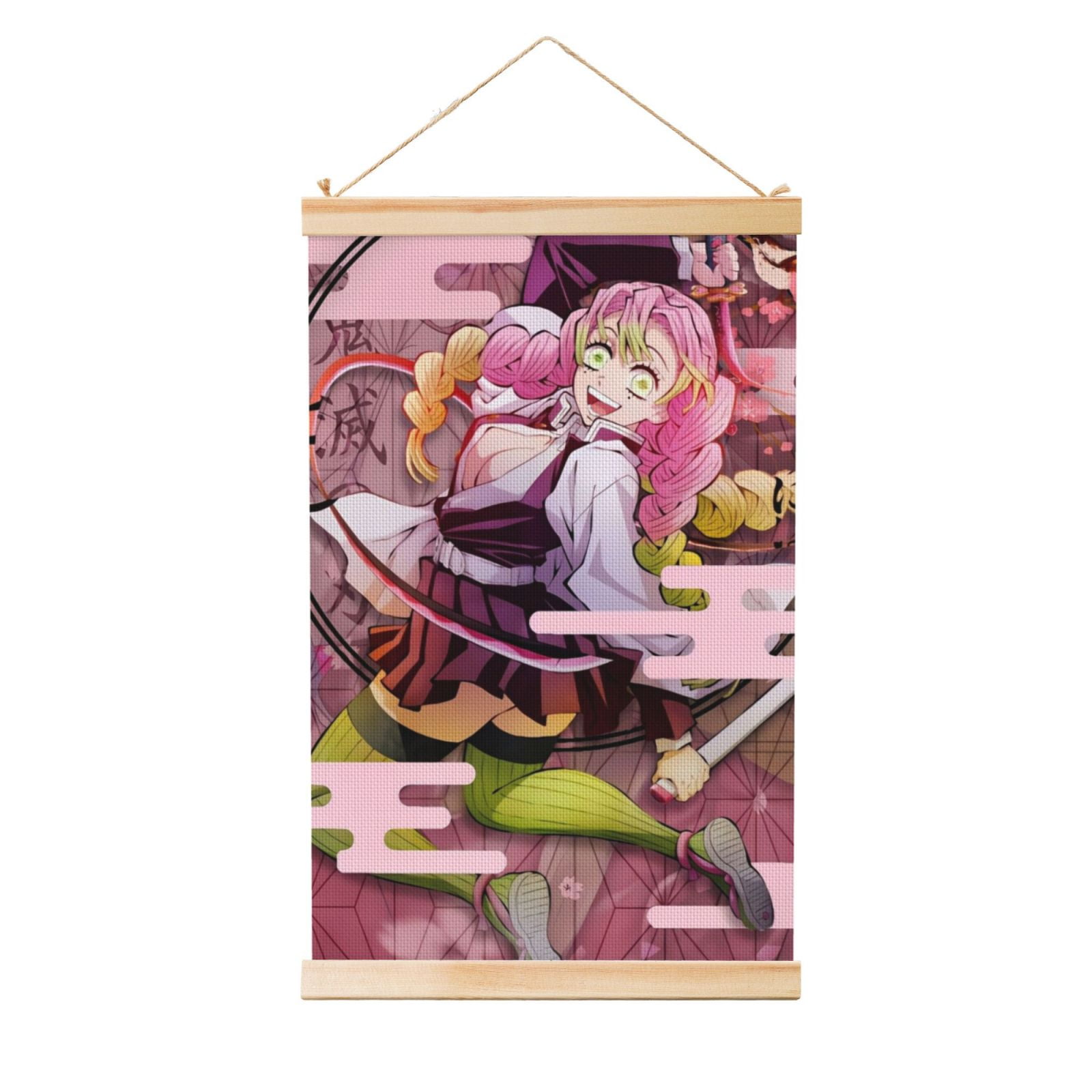 Shaft Hanging Banner Demon Slayer Kanroji Mitsuri Poster Wall Canvas ...