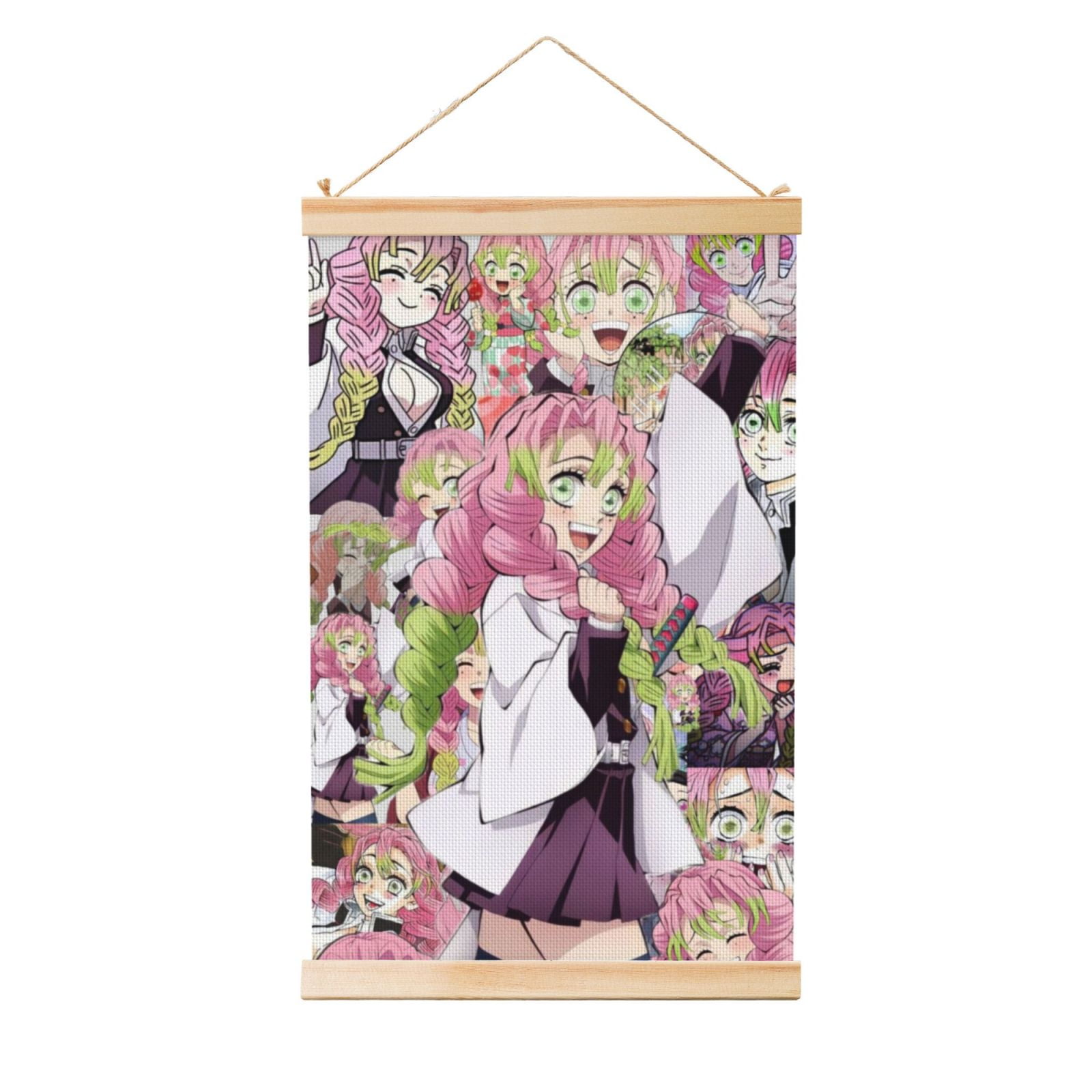 Shaft Hanging Banner Demon Slayer Kanroji Mitsuri Poster Wall Canvas ...