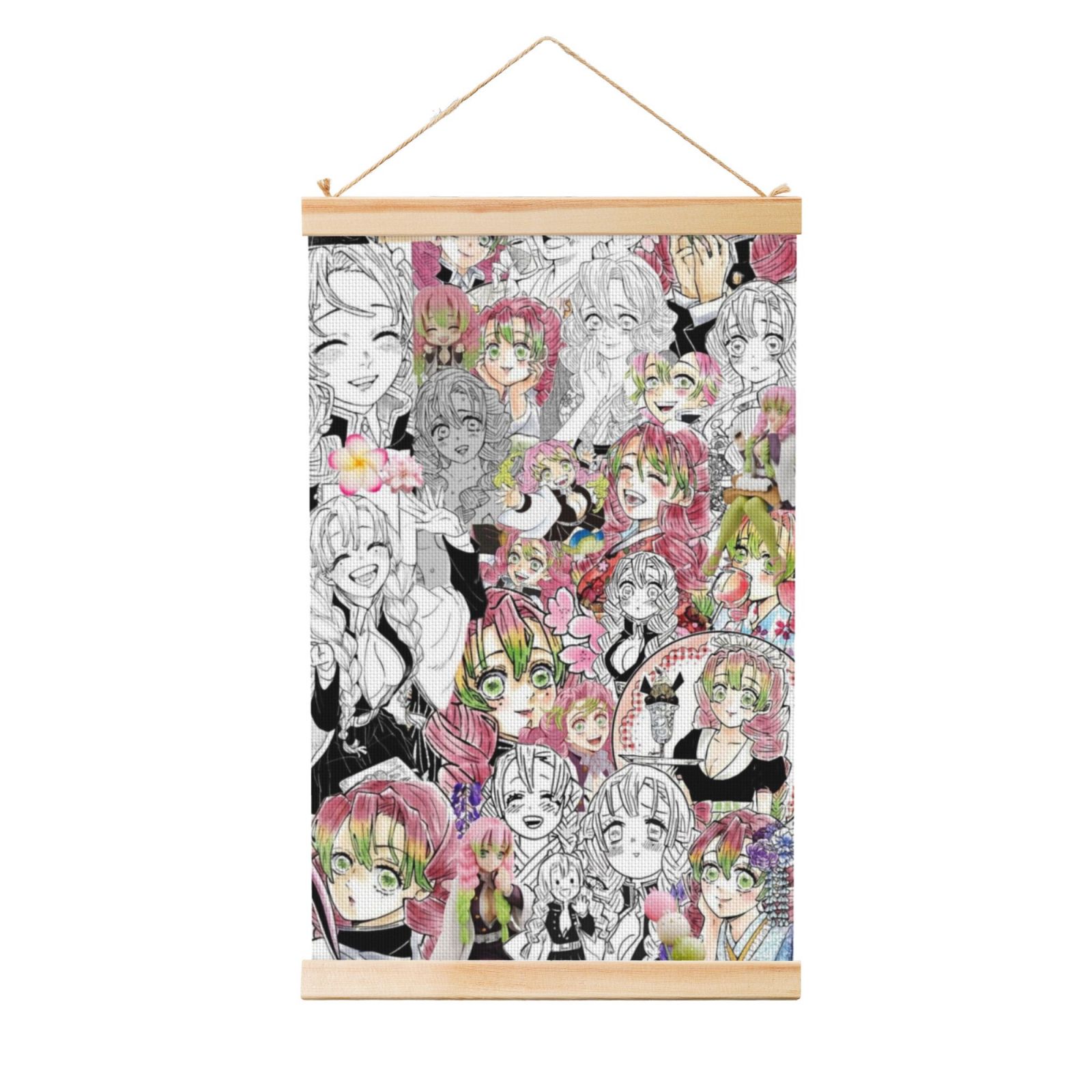 Shaft Hanging Banner Demon Slayer Kanroji Mitsuri Poster Wall Canvas ...