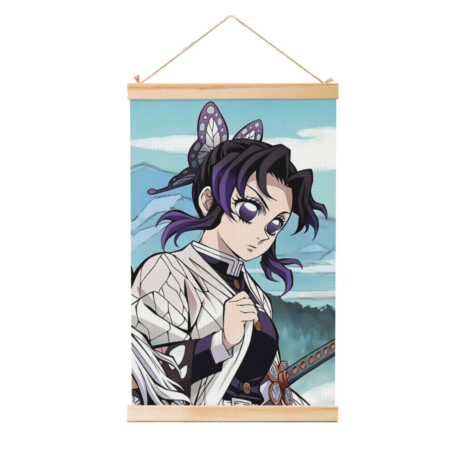 Shaft Hanging Banner Demon Slayer Kochou Shinobu Poster Wall Canvas ...