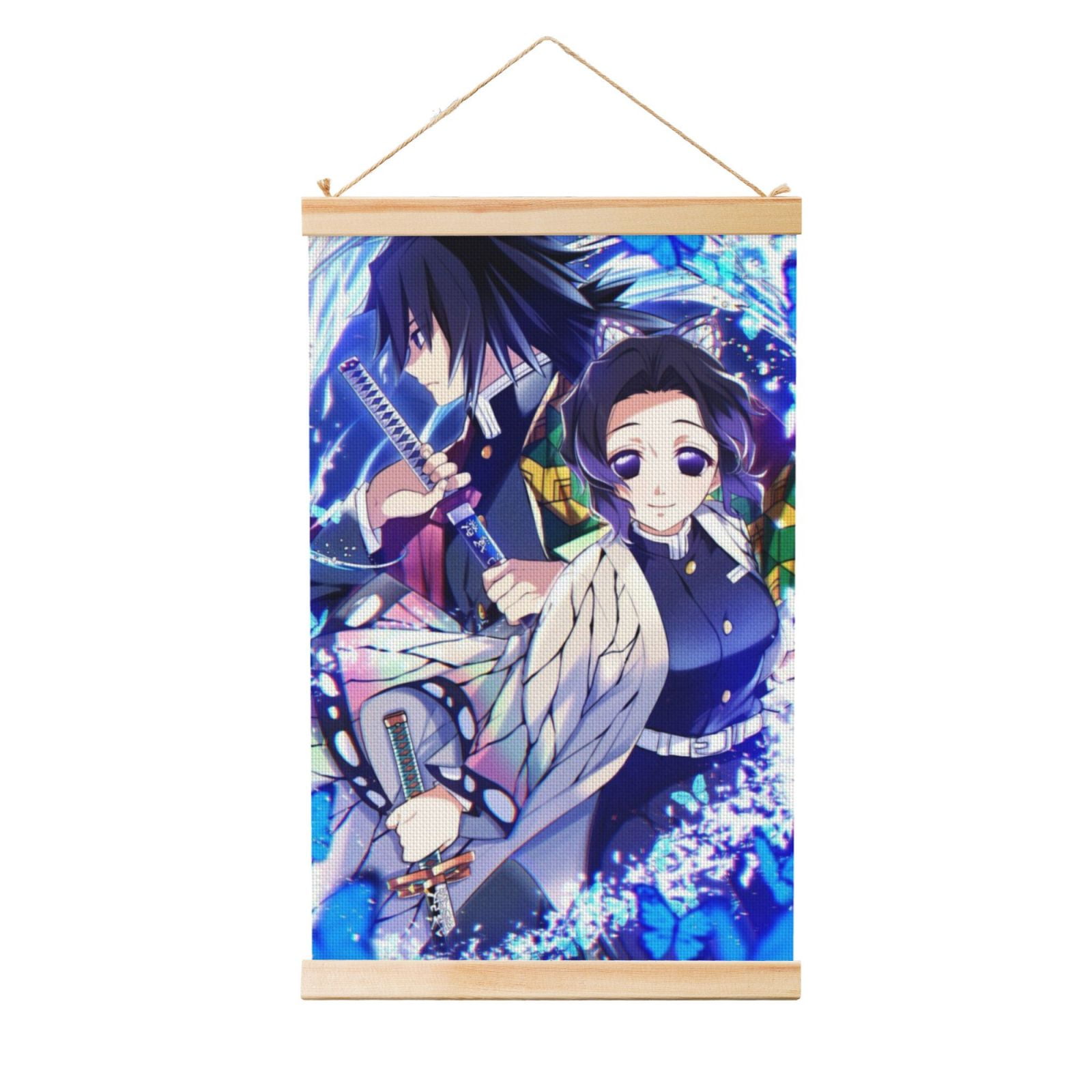 Shaft Hanging Banner Demon Slayer Kochou Shinobu Poster Wall Canvas ...