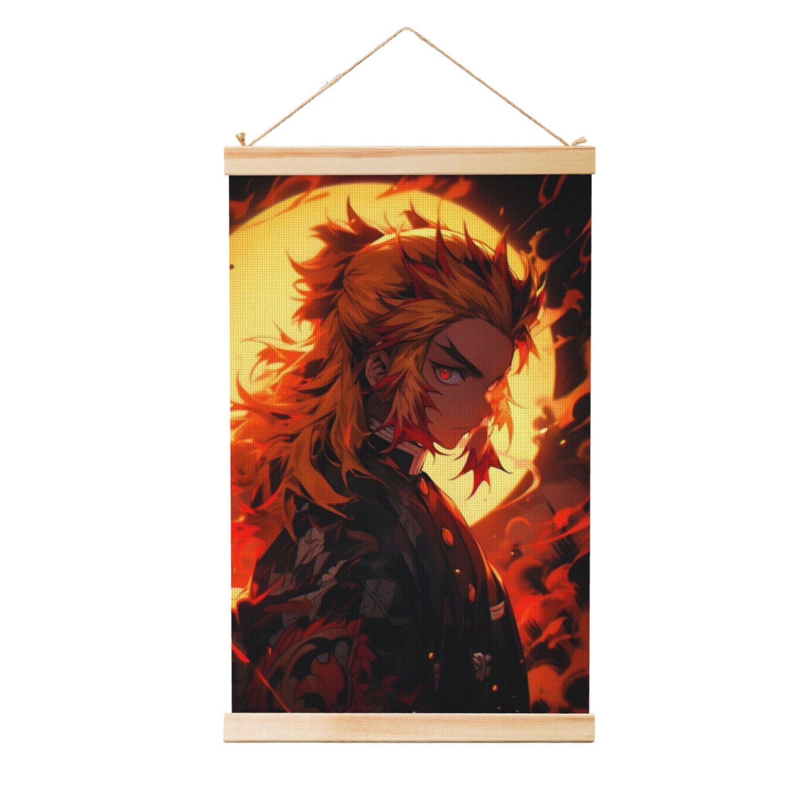 Shaft Hanging Banner Demon Slayer Rengoku Kyojuro Poster Wall Canvas ...