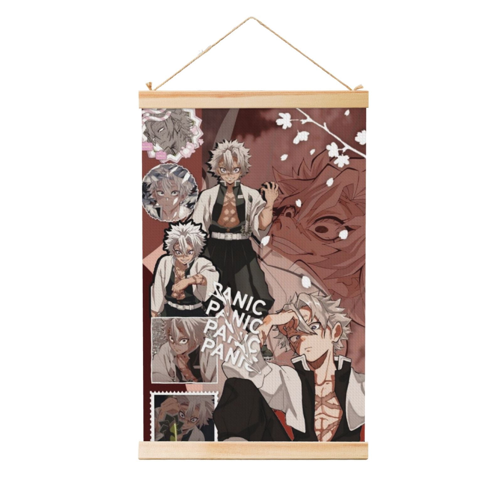 Shaft Hanging Banner Demon Slayer Shinazugawa Sanemi Poster Wall Canvas ...