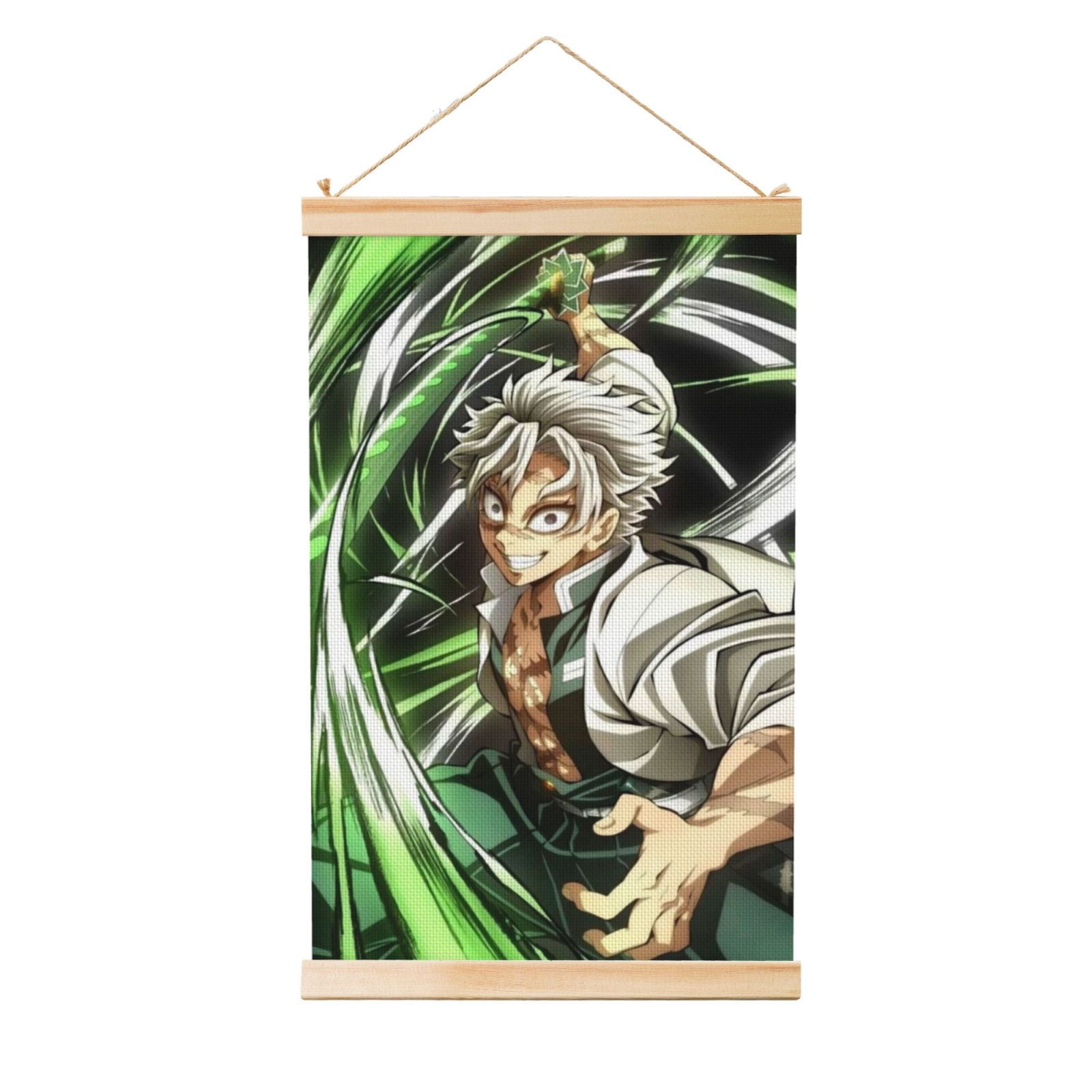 Shaft Hanging Banner Demon Slayer Shinazugawa Sanemi Poster Wall Canvas ...