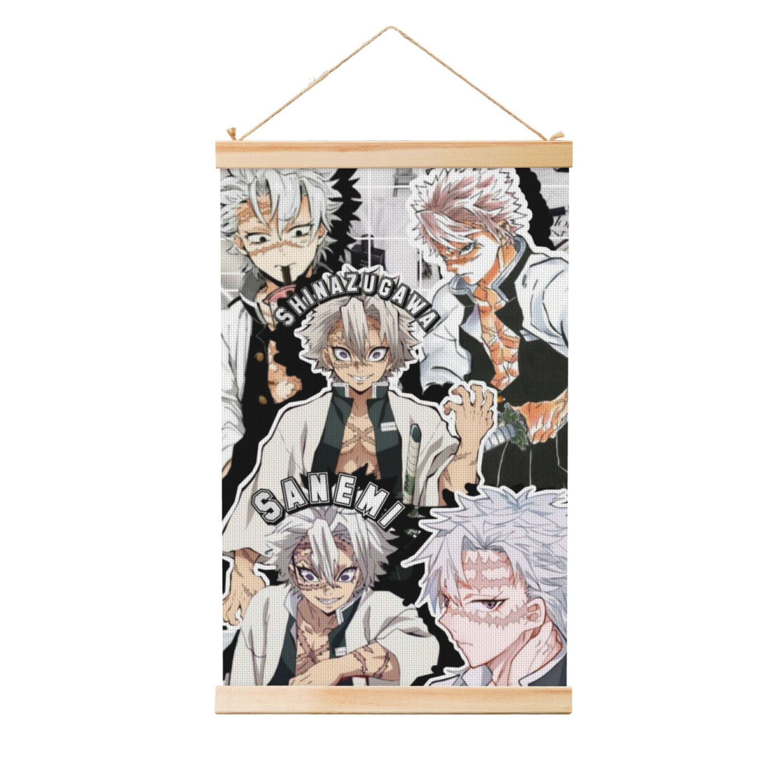 Shaft Hanging Banner Demon Slayer Shinazugawa Sanemi Poster Wall Canvas ...