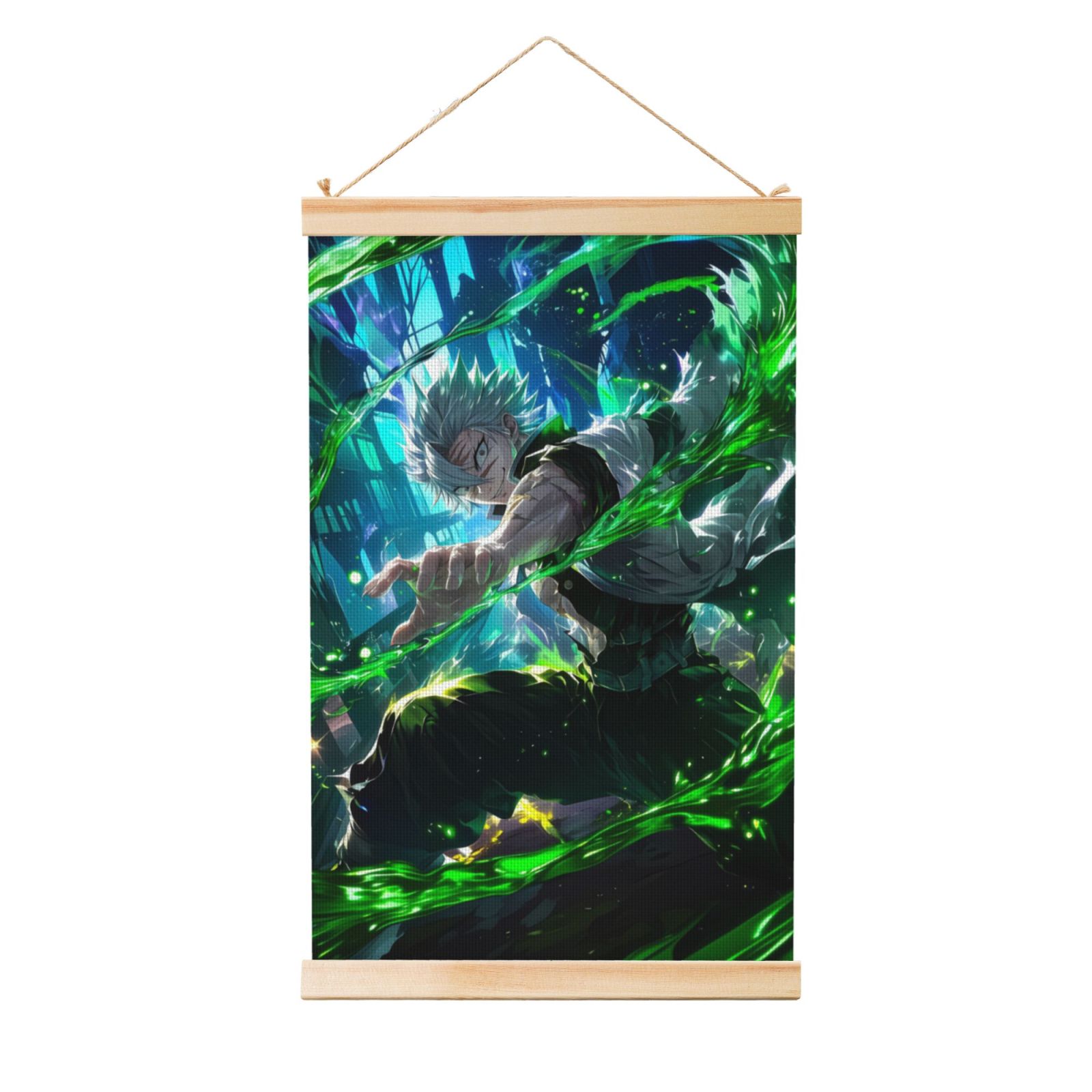 Shaft Hanging Banner Demon Slayer Shinazugawa Sanemi Poster Wall Canvas ...