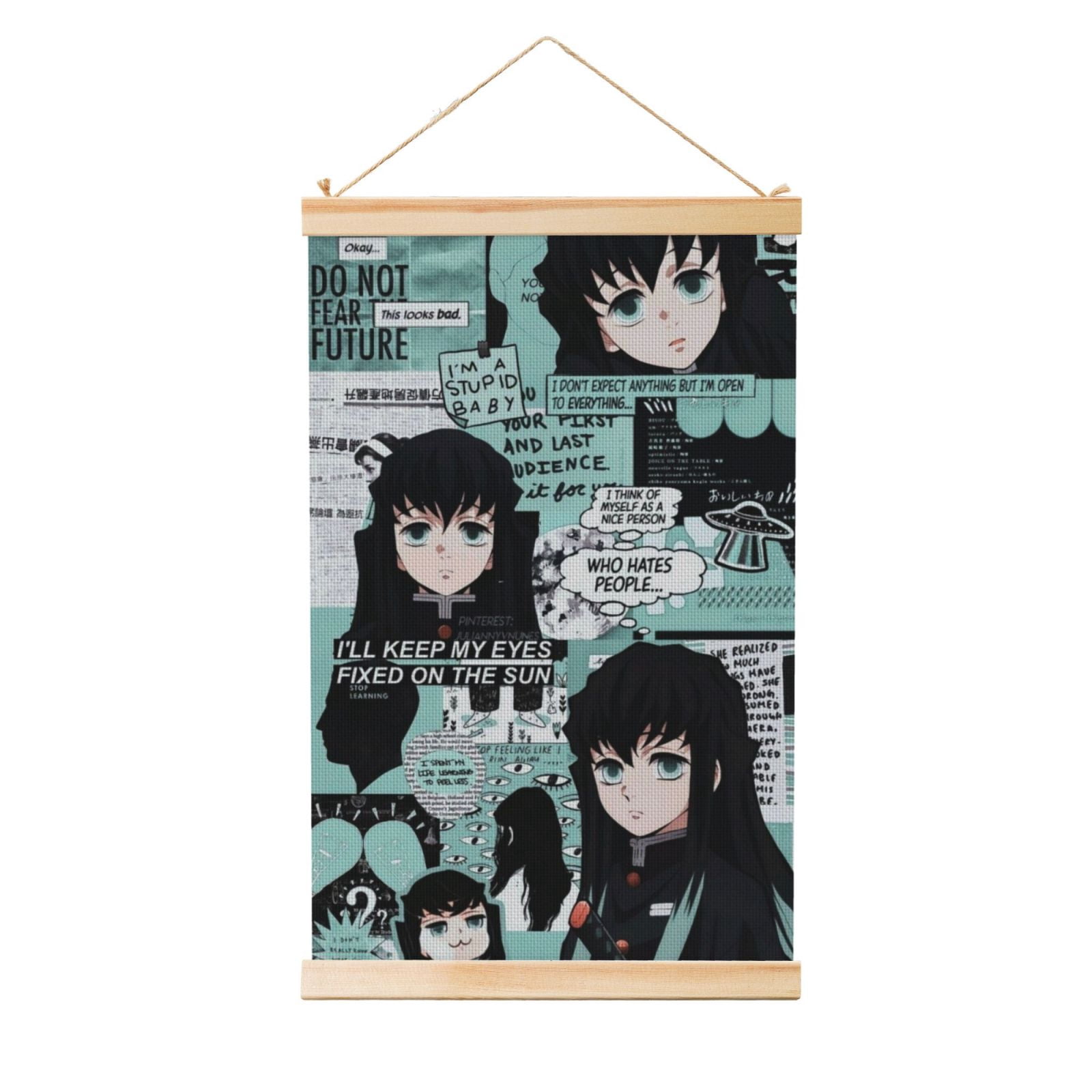 Shaft Hanging Banner Demon Slayer Tokitou Muichirou Poster Wall Canvas ...