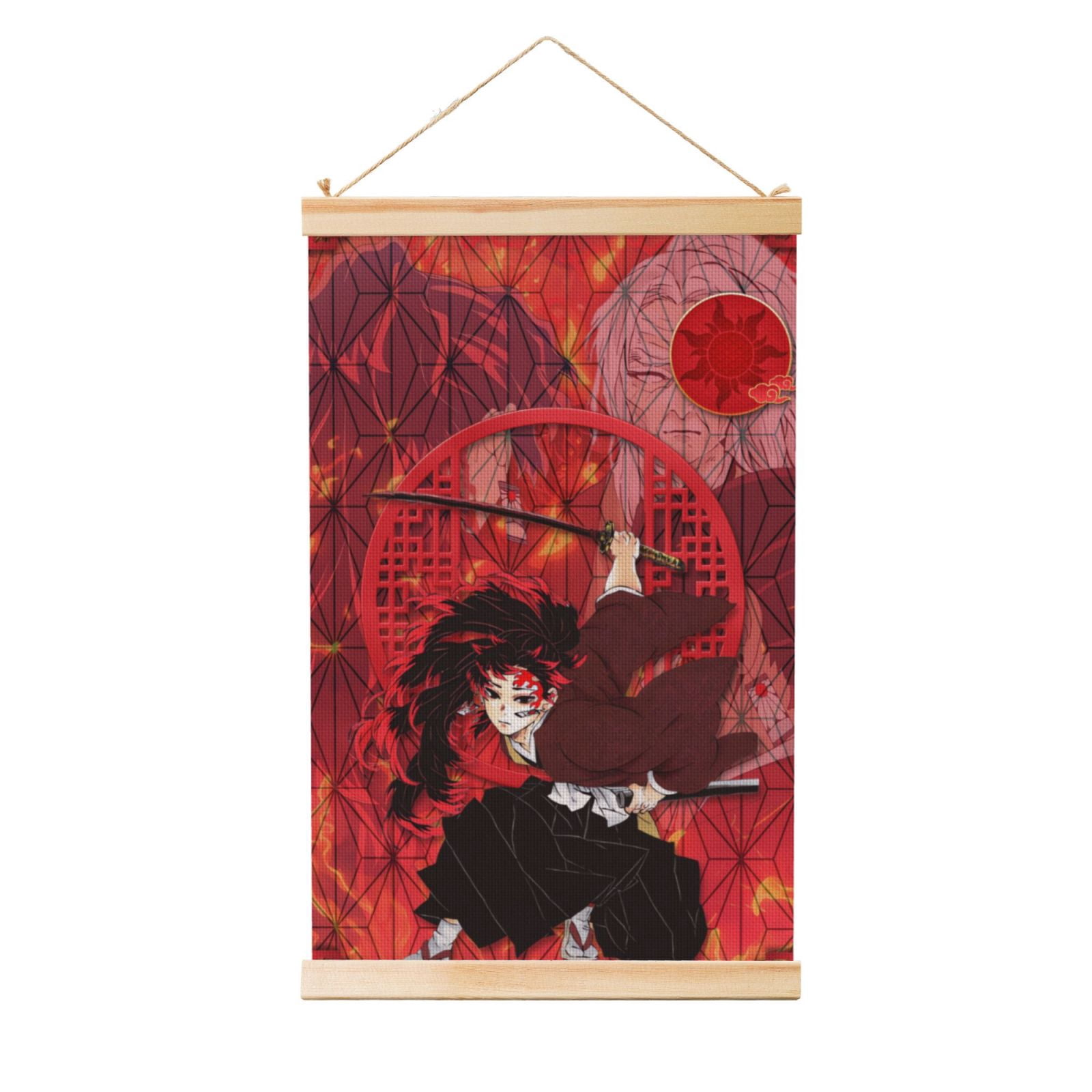 Shaft Hanging Banner Demon Slayer Tsugikuni Yoriichi Poster Wall Canvas ...