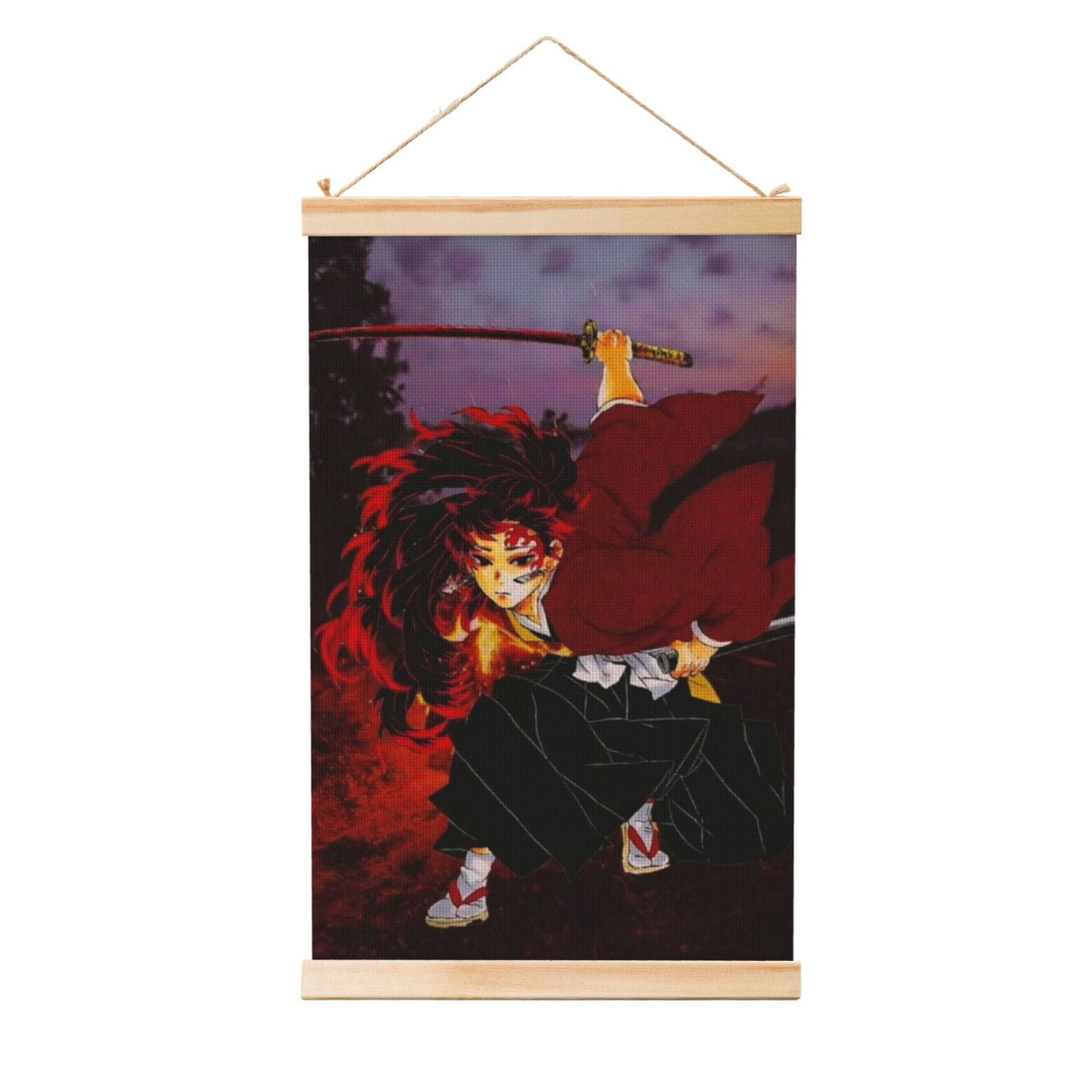 Shaft Hanging Banner Demon Slayer Tsugikuni Yoriichi Poster Wall Canvas ...