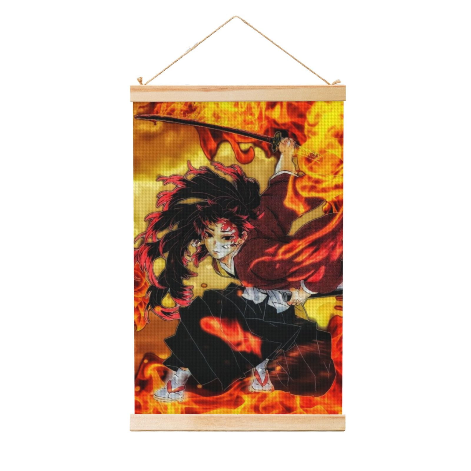 Shaft Hanging Banner Demon Slayer Tsugikuni Yoriichi Poster Wall Canvas ...