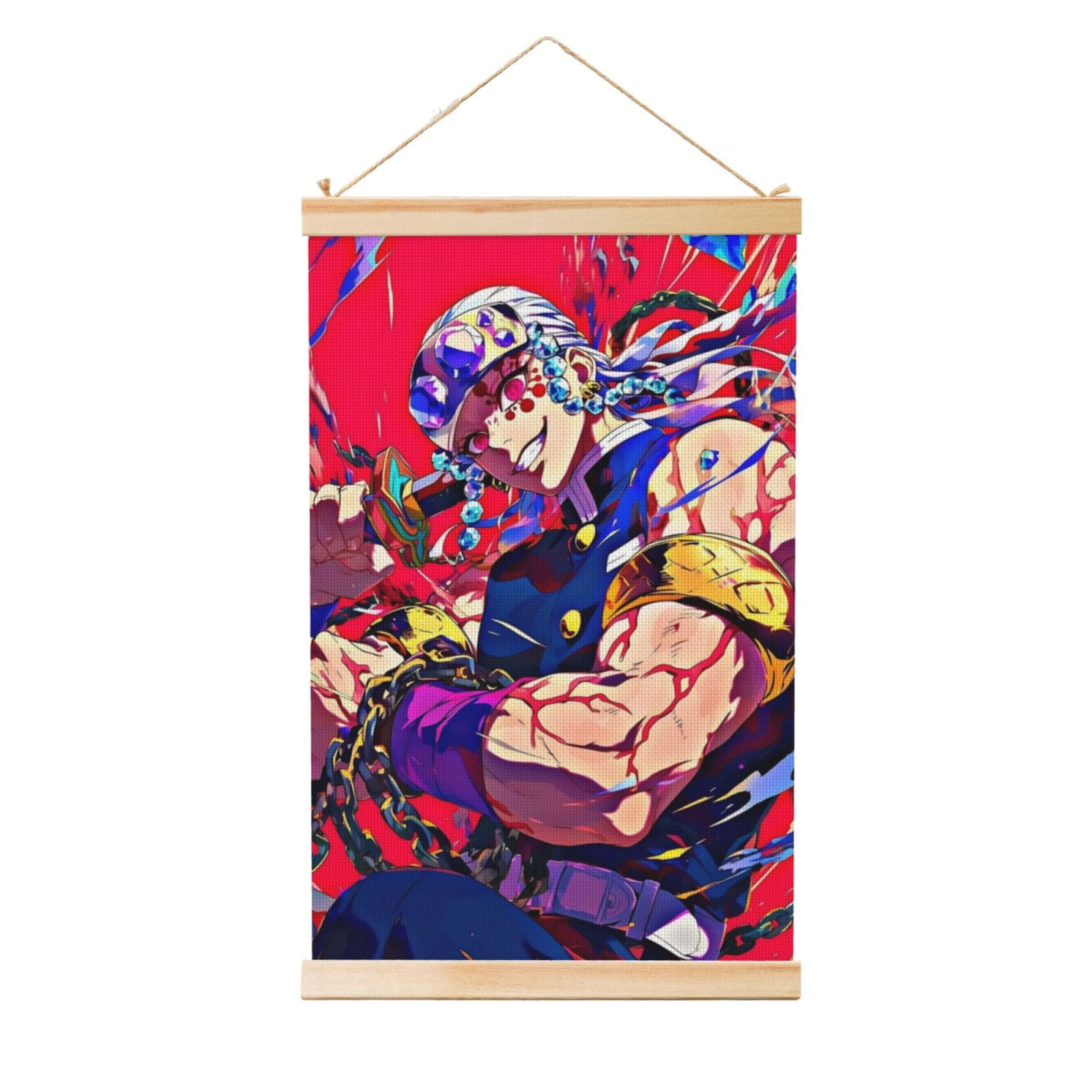 Shaft Hanging Banner Demon Slayer Uzui Tengen Poster Wall Canvas ...