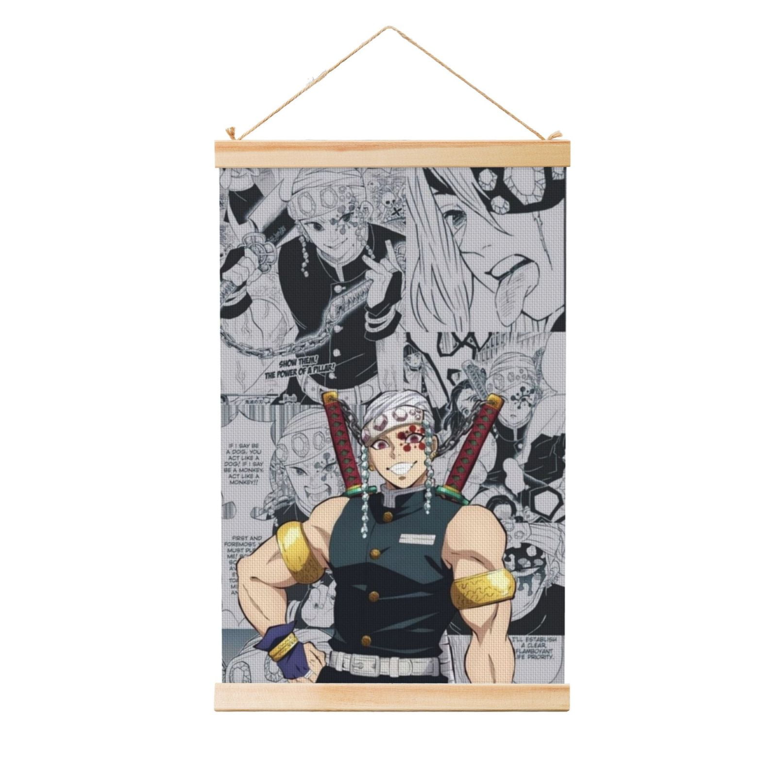 Shaft Hanging Banner Demon Slayer Uzui Tengen Poster Wall Canvas ...