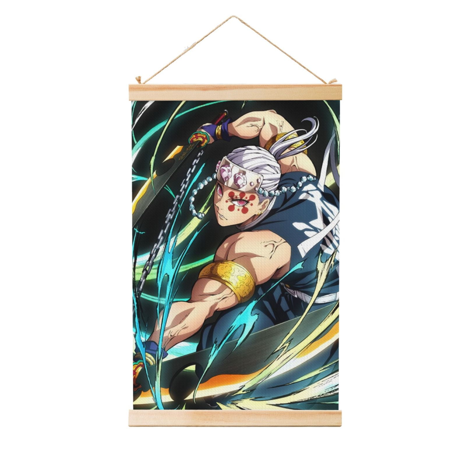 Shaft Hanging Banner Demon Slayer Uzui Tengen Poster Wall Canvas ...