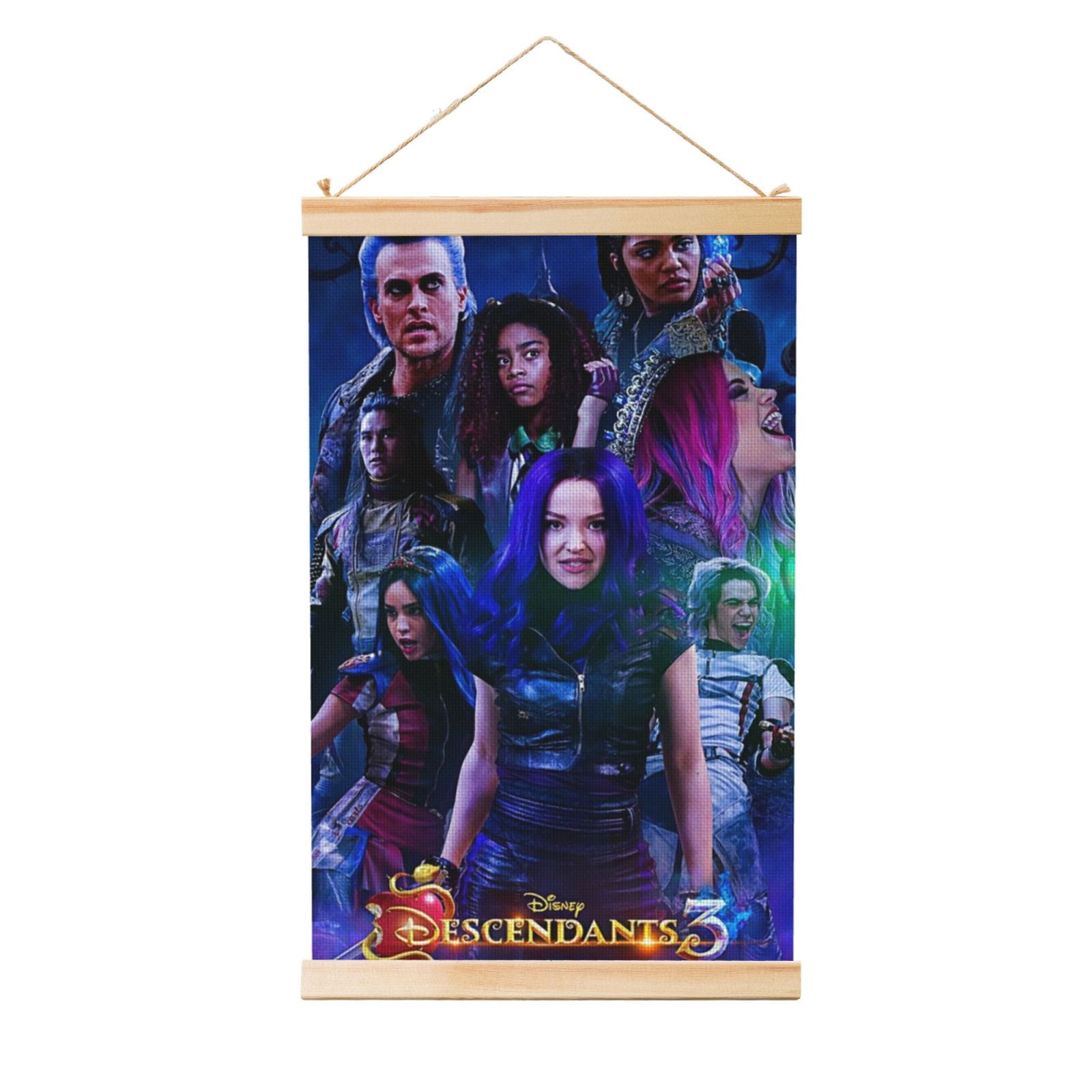 Shaft Hanging Banner Descendants 3 Poster Wall Canvas Artwork With ...