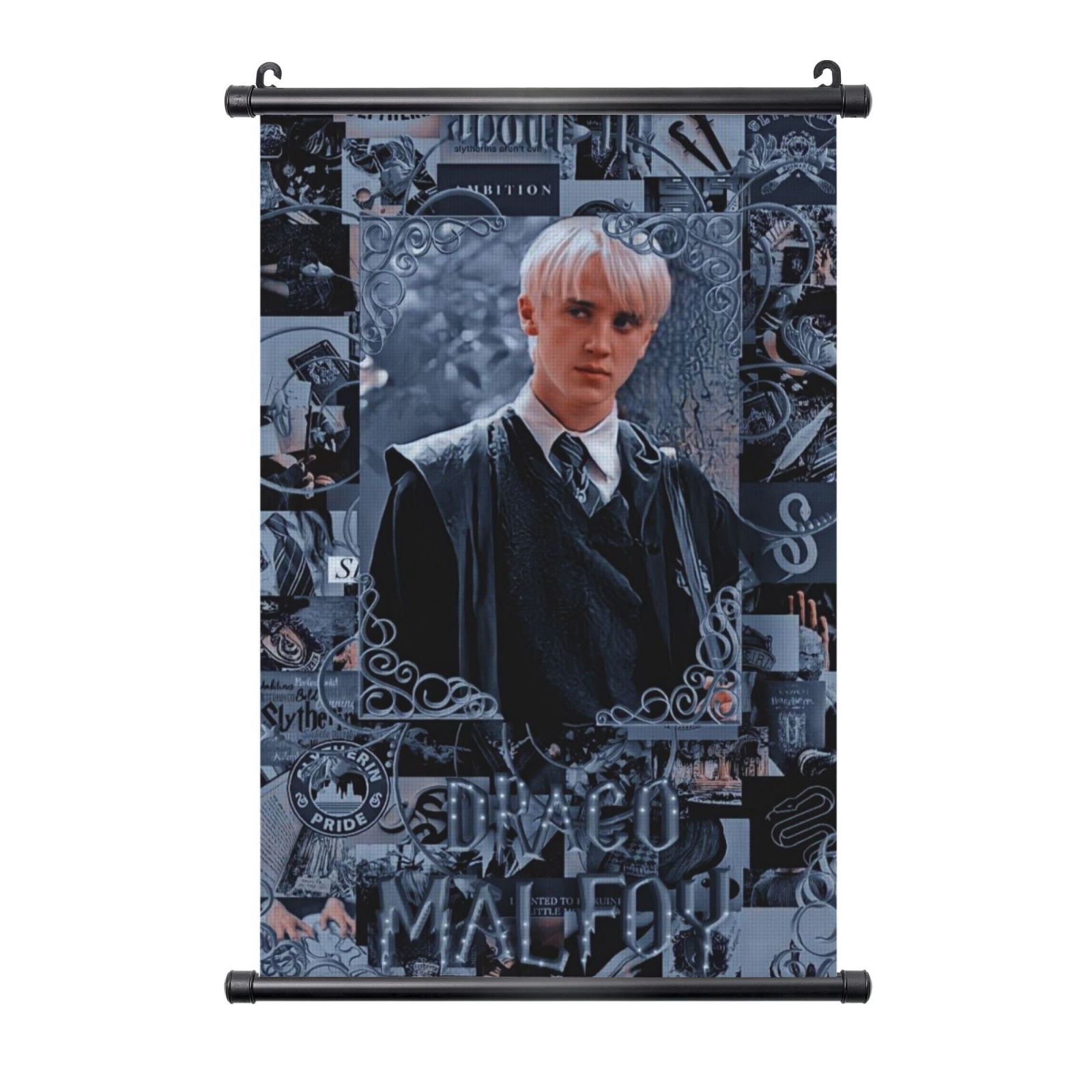 Shaft Hanging Banner Draco Malfoy Poster Wall Canvas Artwork With Black ...