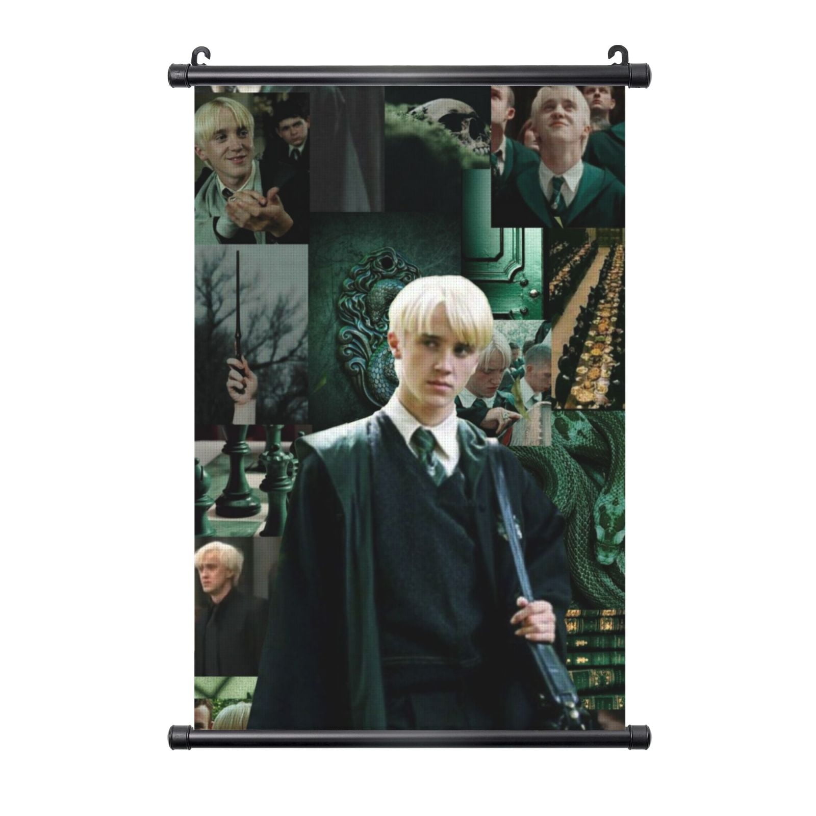 Shaft Hanging Banner Draco Malfoy Poster Wall Canvas Artwork With Black ...
