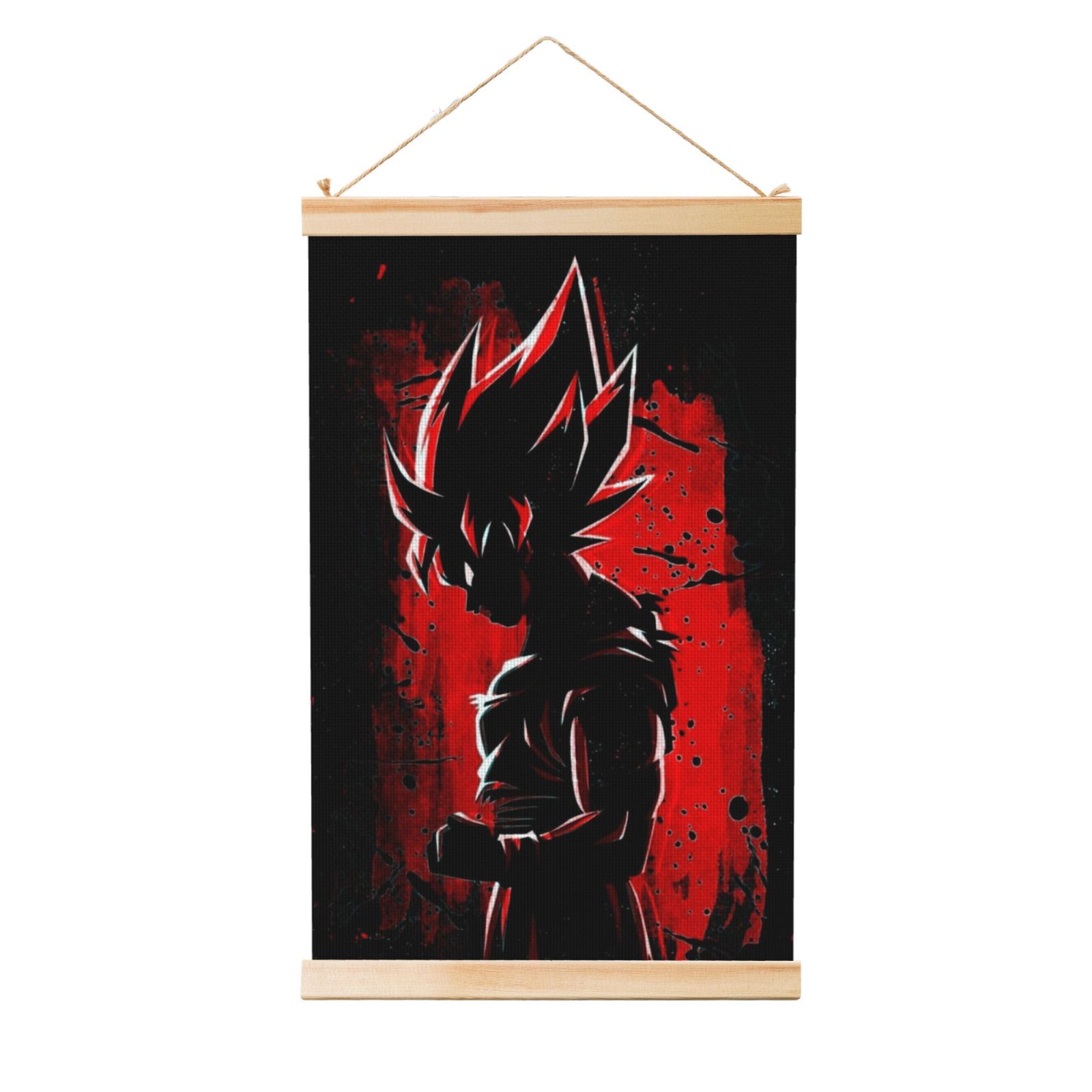 Shaft Hanging Banner Dragon Ball Goku Poster Wall Canvas Artwork With ...