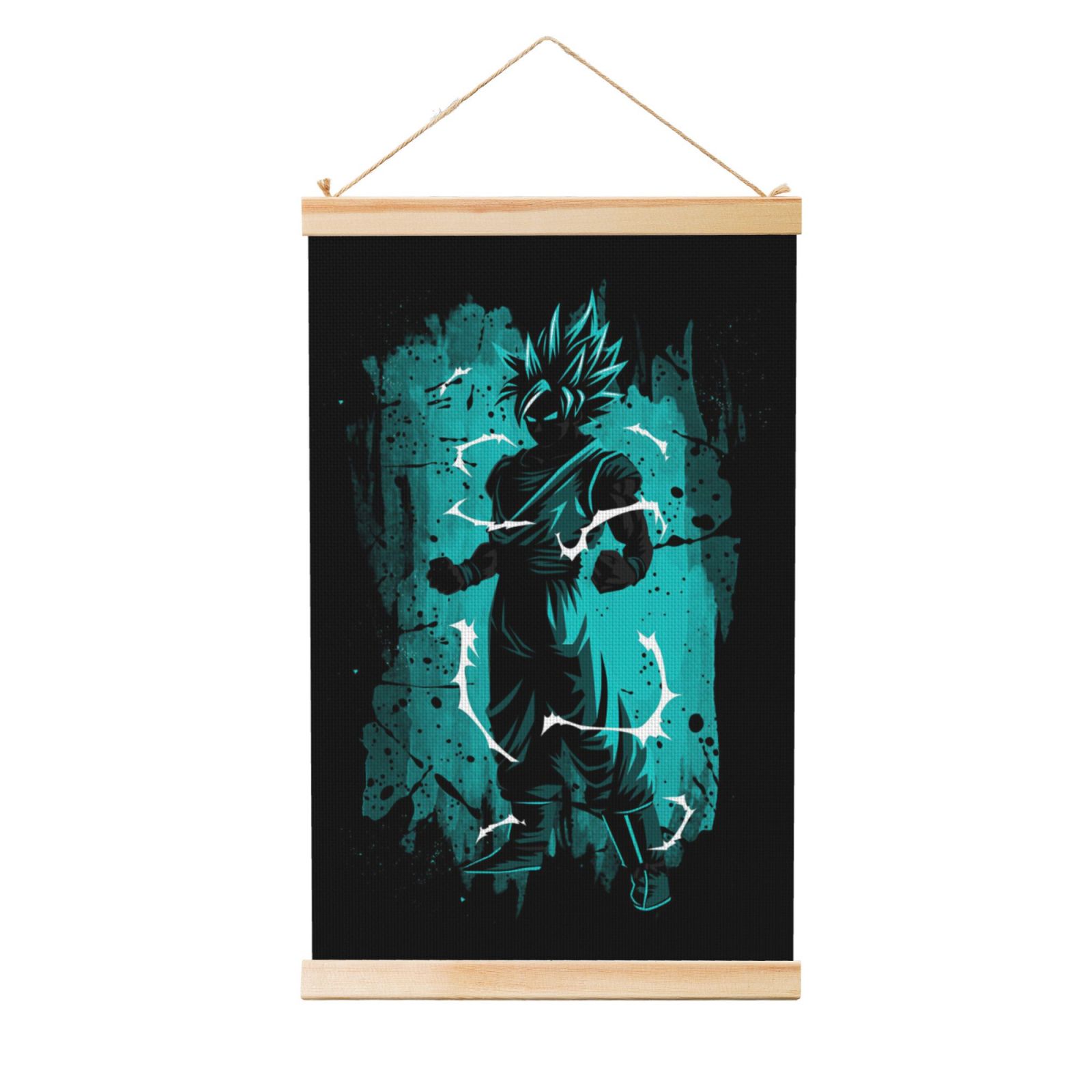 Shaft Hanging Banner Dragon Ball Goku Poster Wall Canvas Artwork With ...