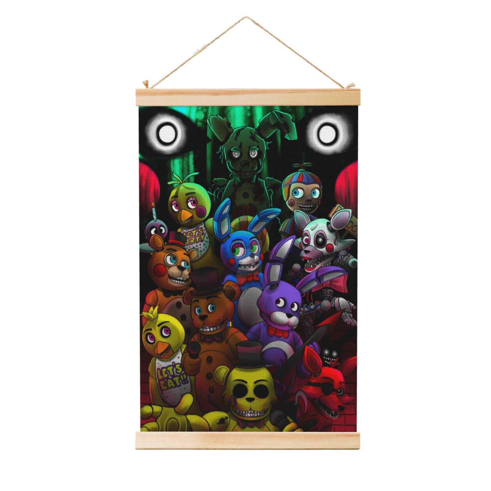 Shaft Hanging Banner Five Nights At Freddy's FNAF Poster Wall Canvas ...