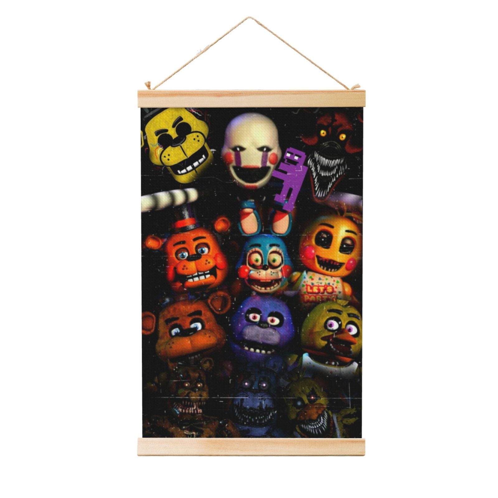 Shaft Hanging Banner Five Nights At Freddy's FNAF Poster Wall Canvas ...