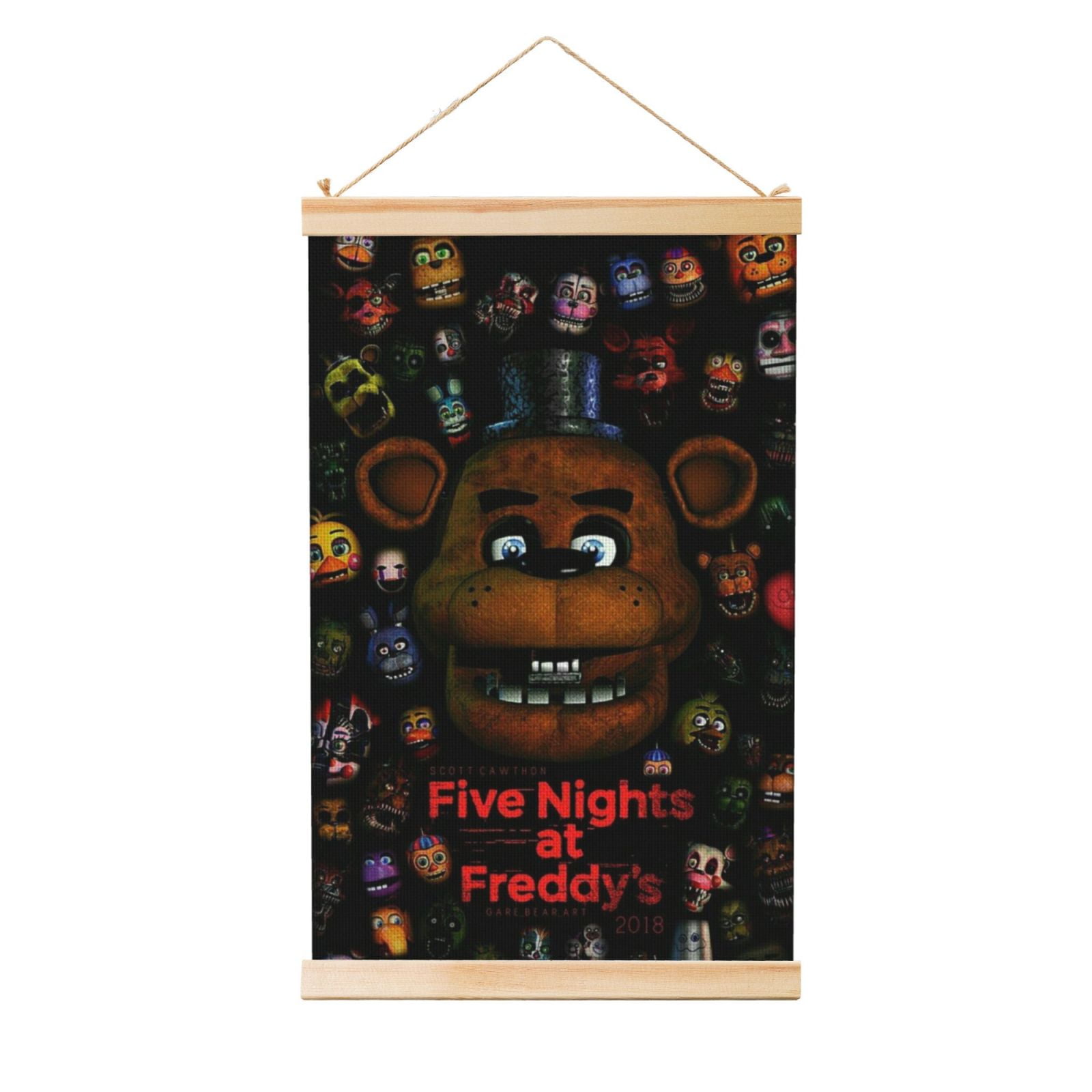 Shaft Hanging Banner Five Nights At Freddy's FNAF Poster Wall Canvas ...