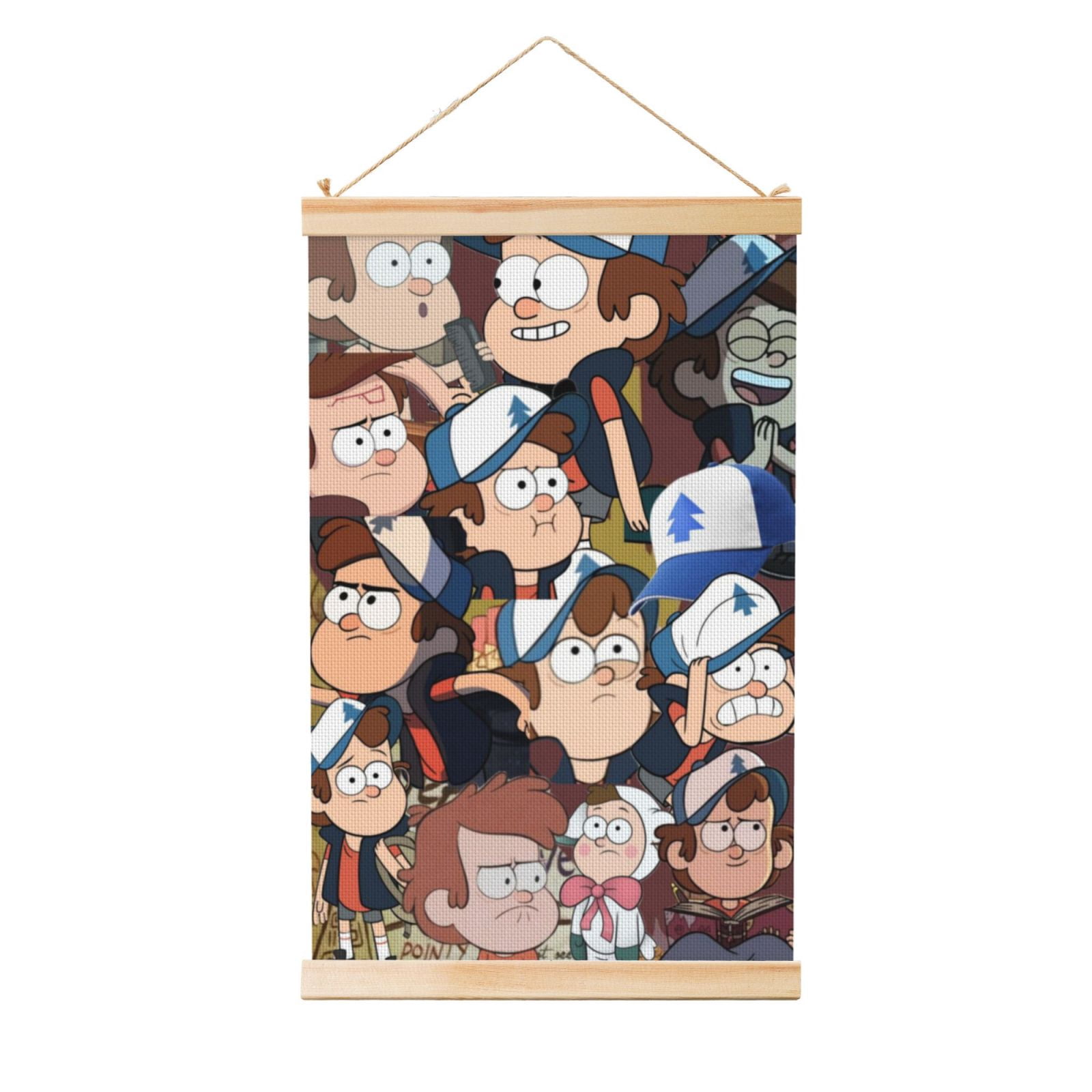 Shaft Hanging Banner Gravity Falls Poster Wall Canvas Artwork With ...