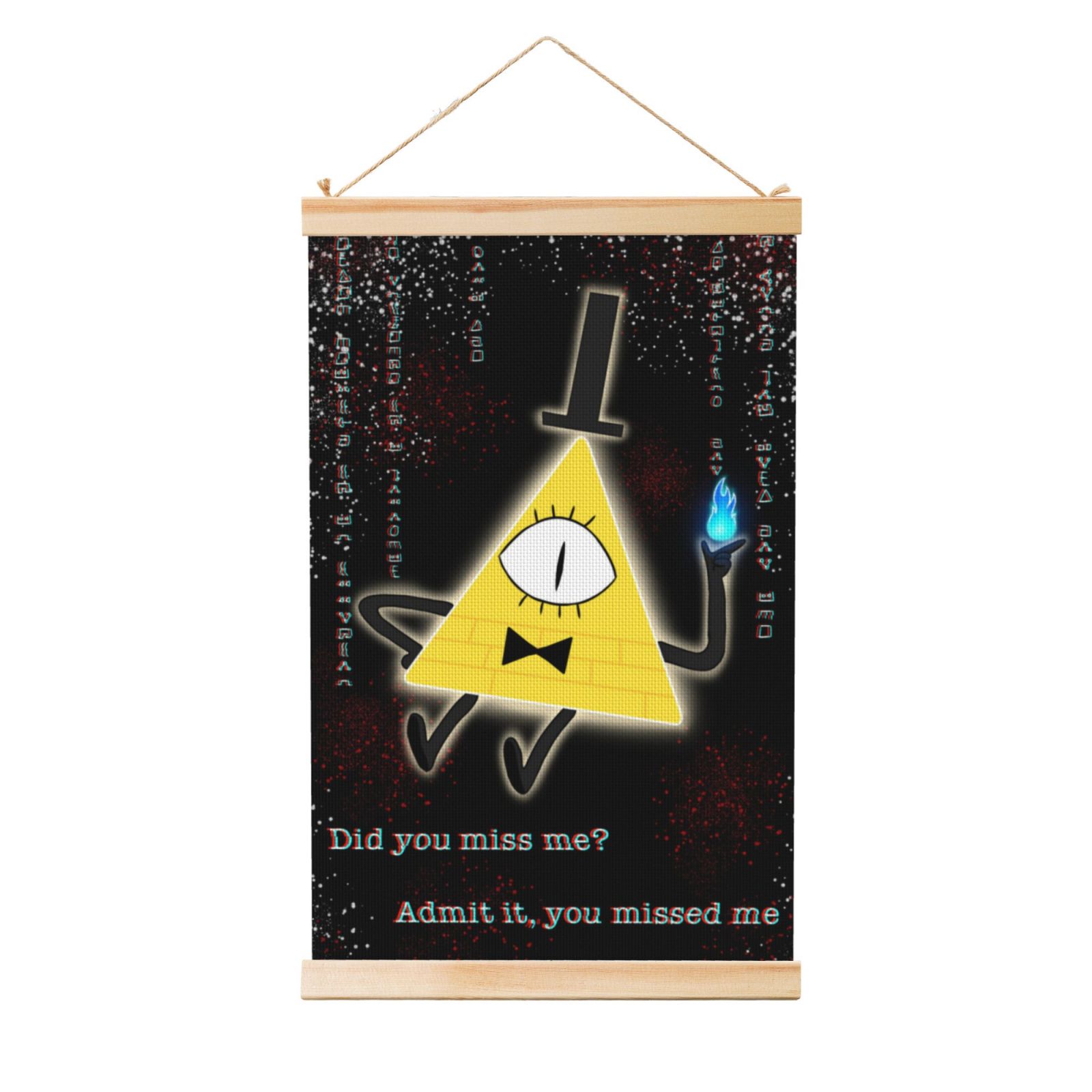 Shaft Hanging Banner Gravity Falls Poster Wall Canvas Artwork With ...