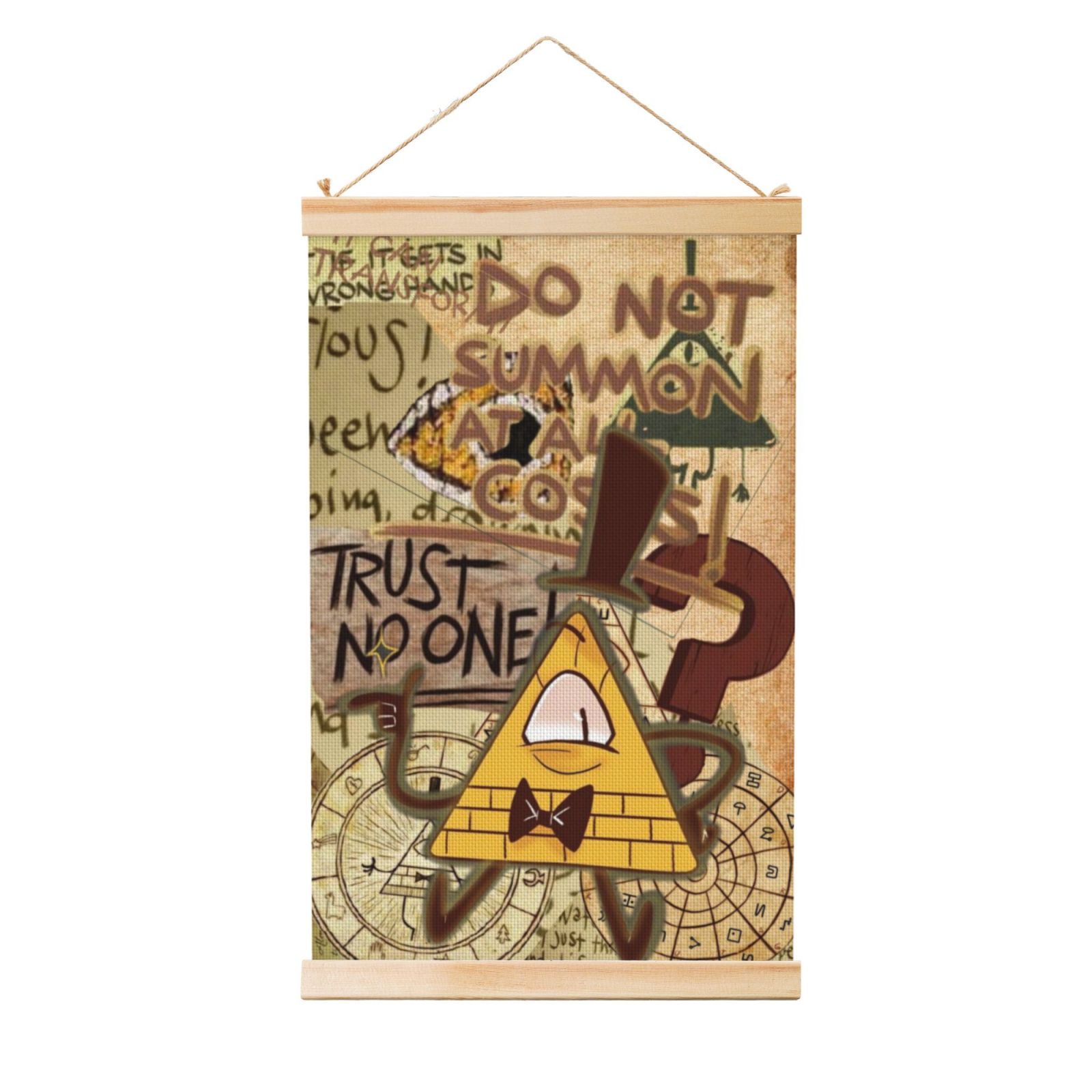 Shaft Hanging Banner Gravity Falls Poster Wall Canvas Artwork With ...