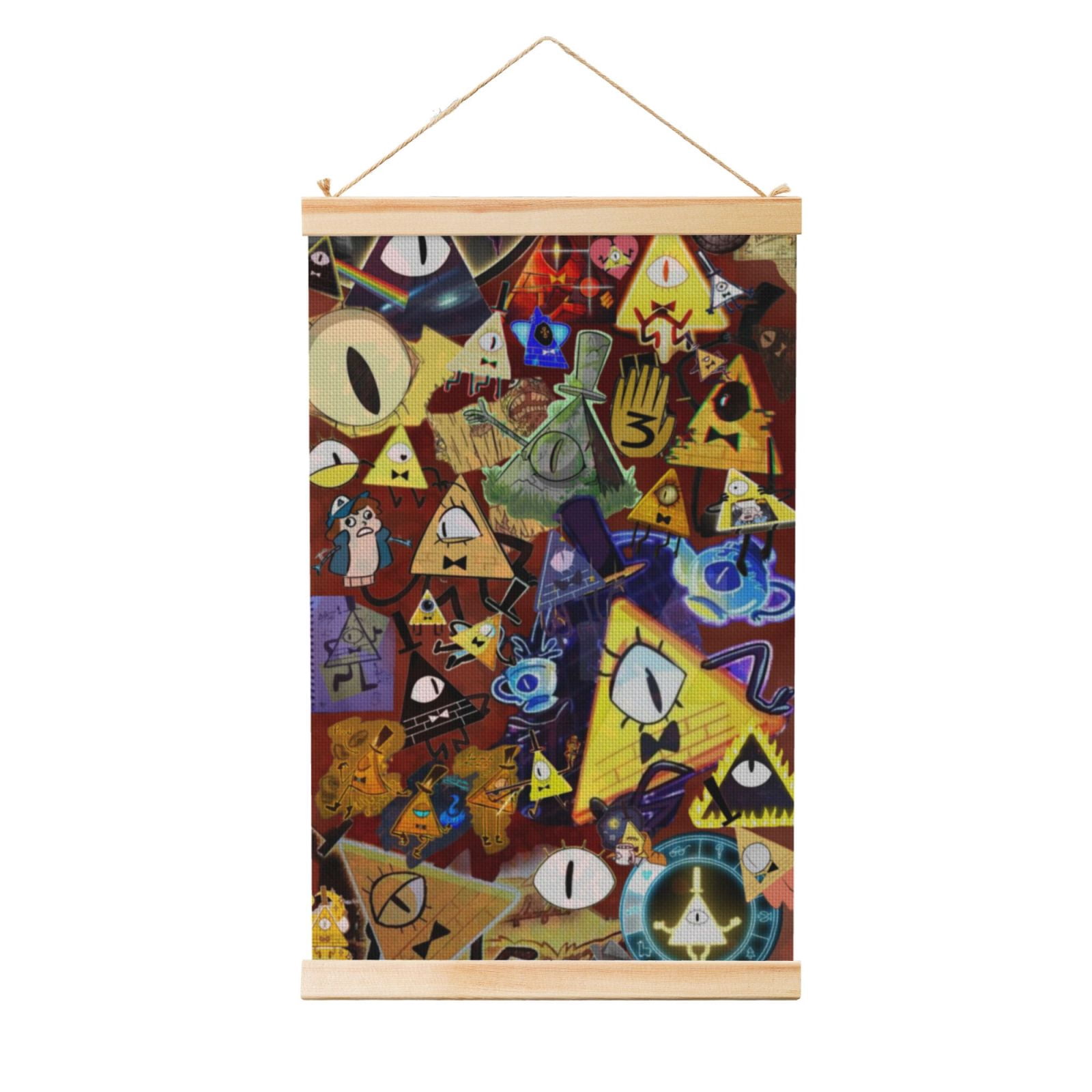 Shaft Hanging Banner Gravity Falls Poster Wall Canvas Artwork With ...