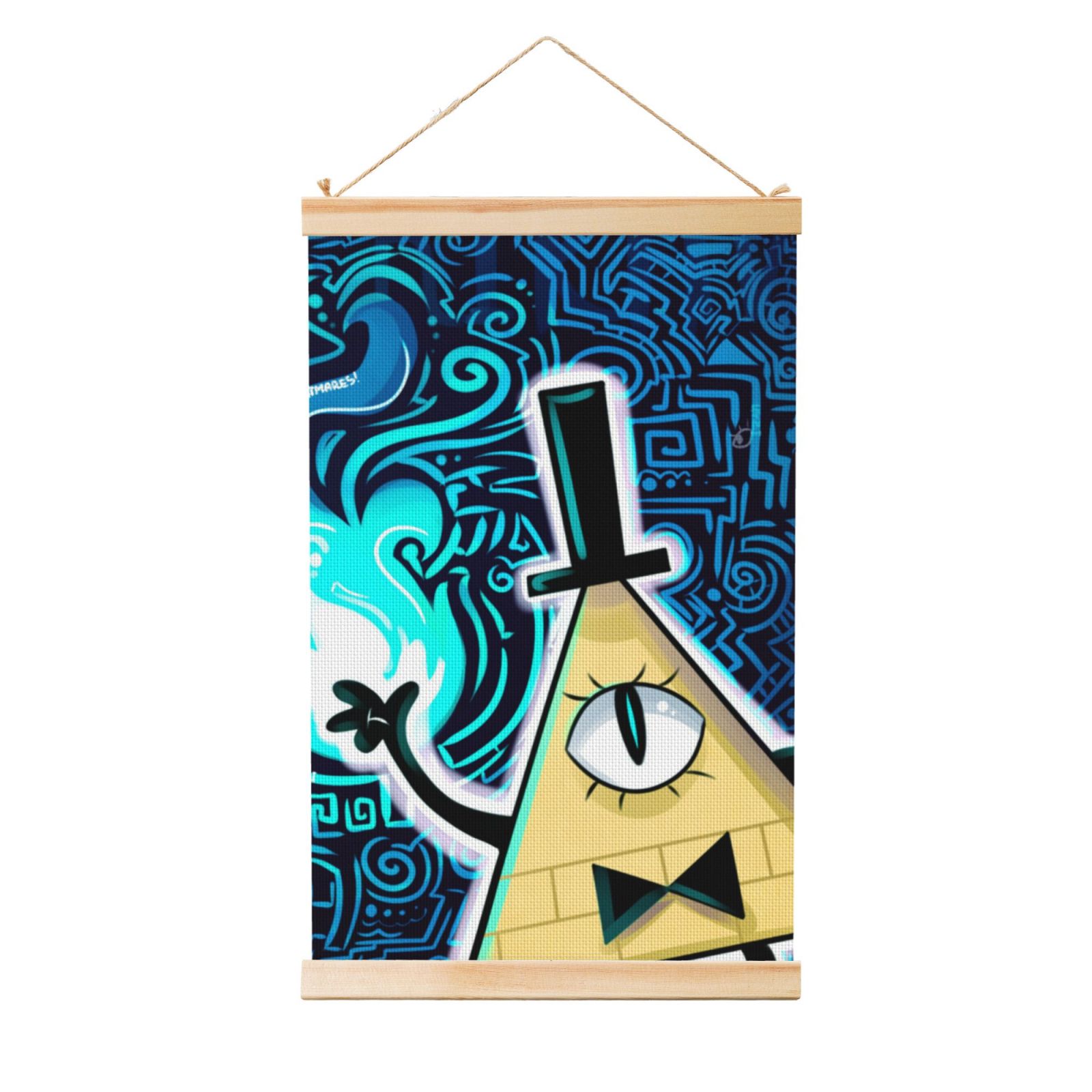 Shaft Hanging Banner Gravity Falls Poster Wall Canvas Artwork With ...