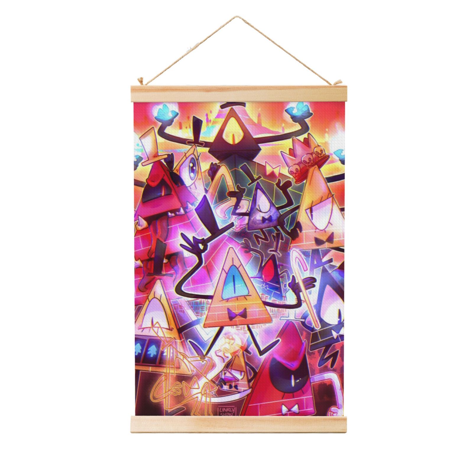 Shaft Hanging Banner Gravity Falls Poster Wall Canvas Artwork With ...