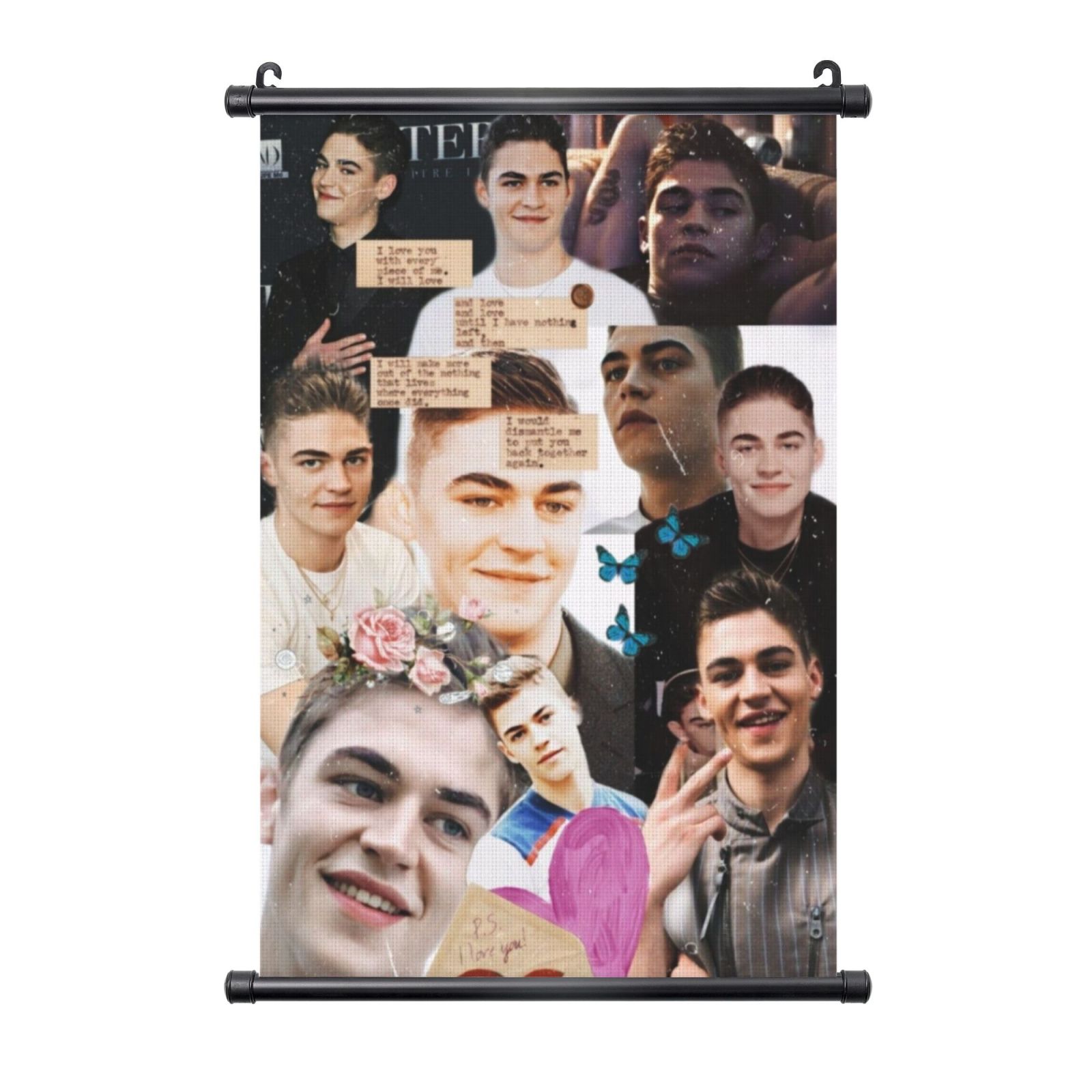 Shaft Hanging Banner Hardin Scott Poster Wall Canvas Artwork With Black ...