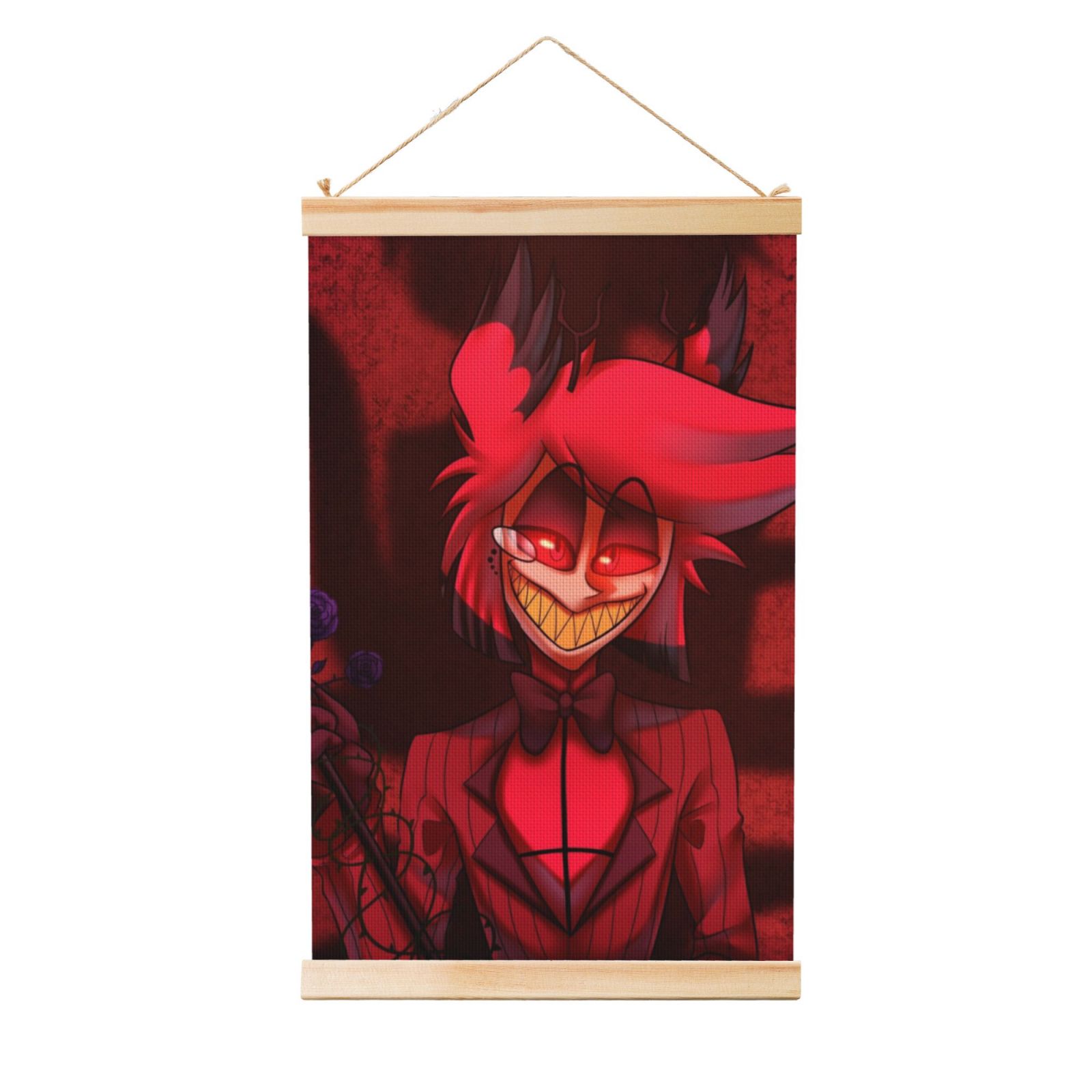 Shaft Hanging Banner Hazbin Hotel Poster Wall Canvas Artwork With ...