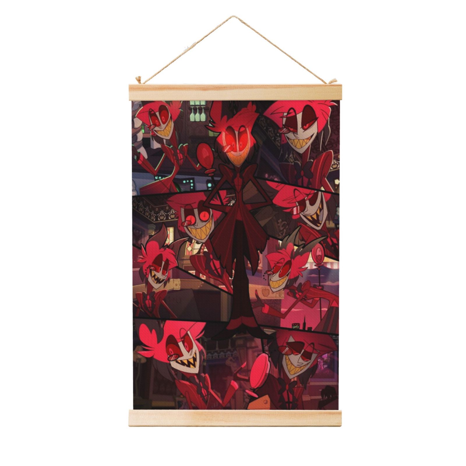 Shaft Hanging Banner Hazbin Hotel Poster Wall Canvas Artwork With ...