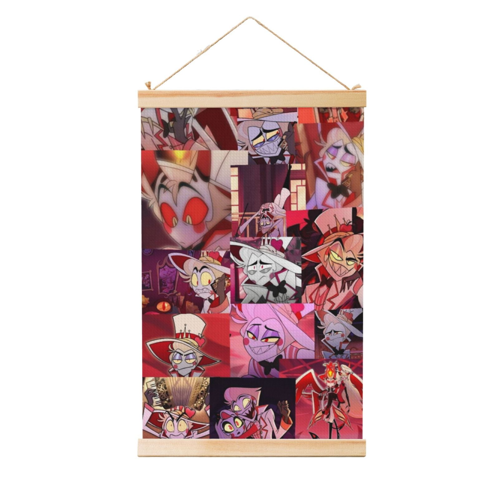 Shaft Hanging Banner Hazbin Hotel Poster Wall Canvas Artwork With ...