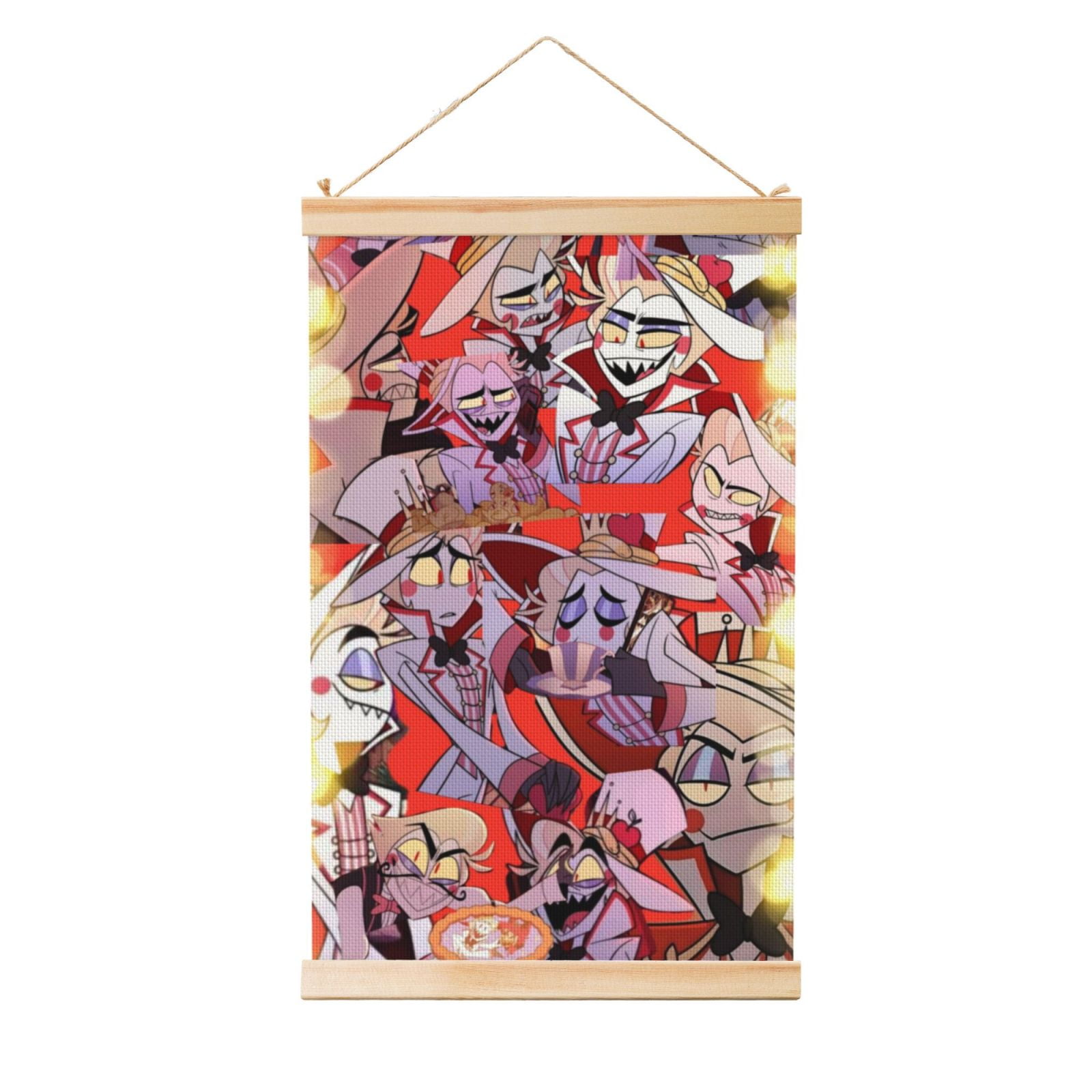 Shaft Hanging Banner Hazbin Hotel Poster Wall Canvas Artwork With ...